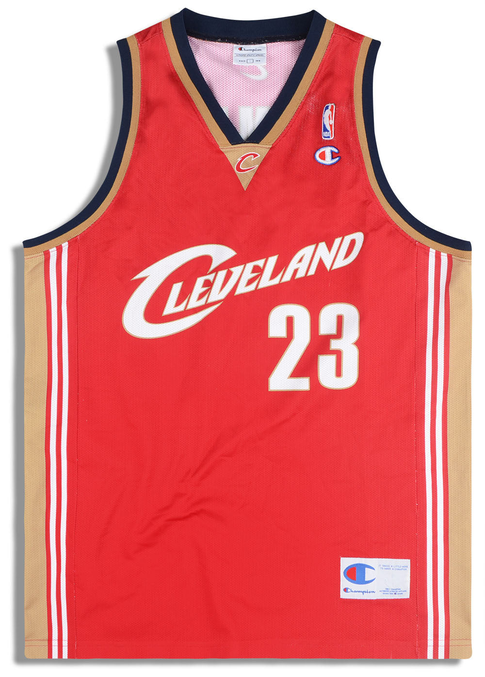 2003-10 Cleveland Cavaliers James #23 Champion Jersey (Away) Y