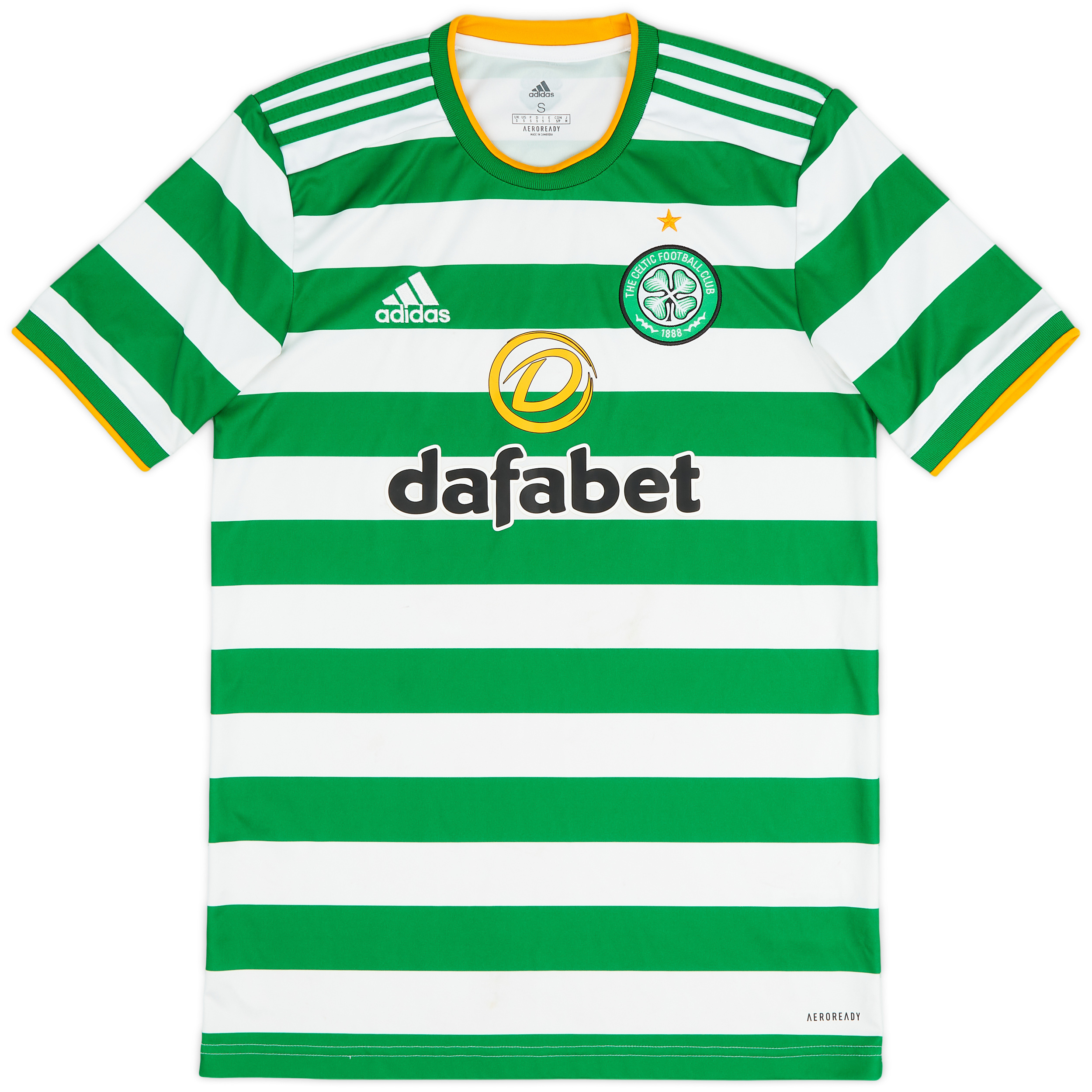 2020-21 Celtic Home Shirt - 8/10 - (S)