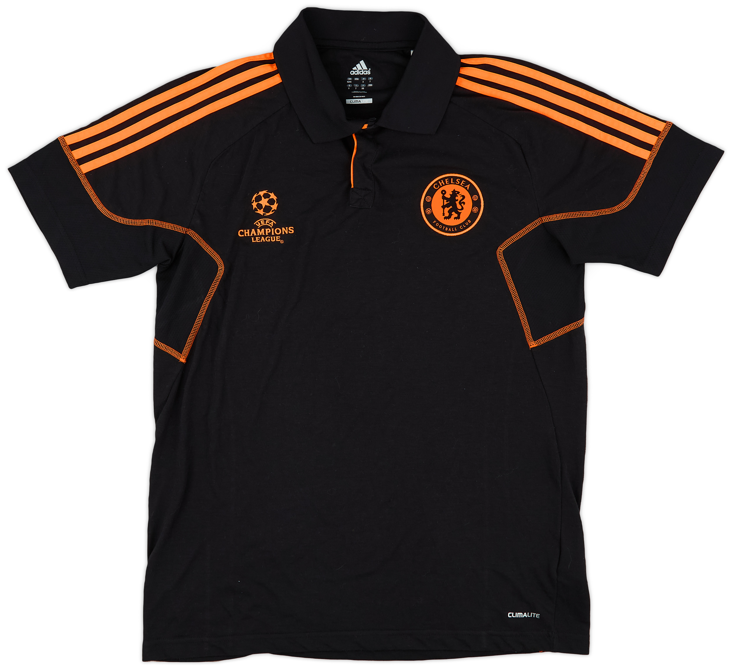 2011-12 Chelsea adidas CL Polo Shirt - 9/10 - (L)