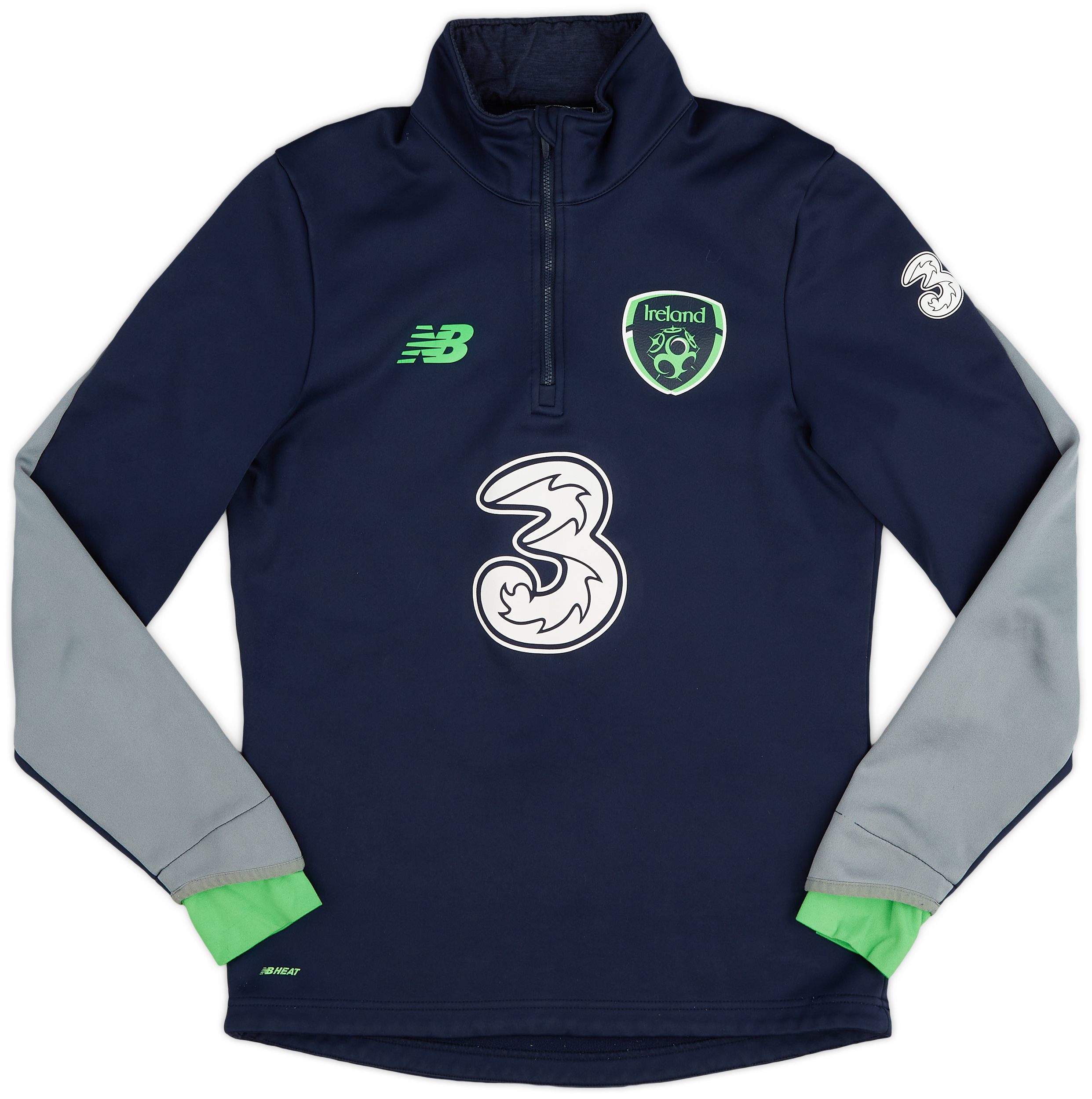 2017-18 Ireland New Balance 1/4 Zip Drill Top - 7/10 - (S)