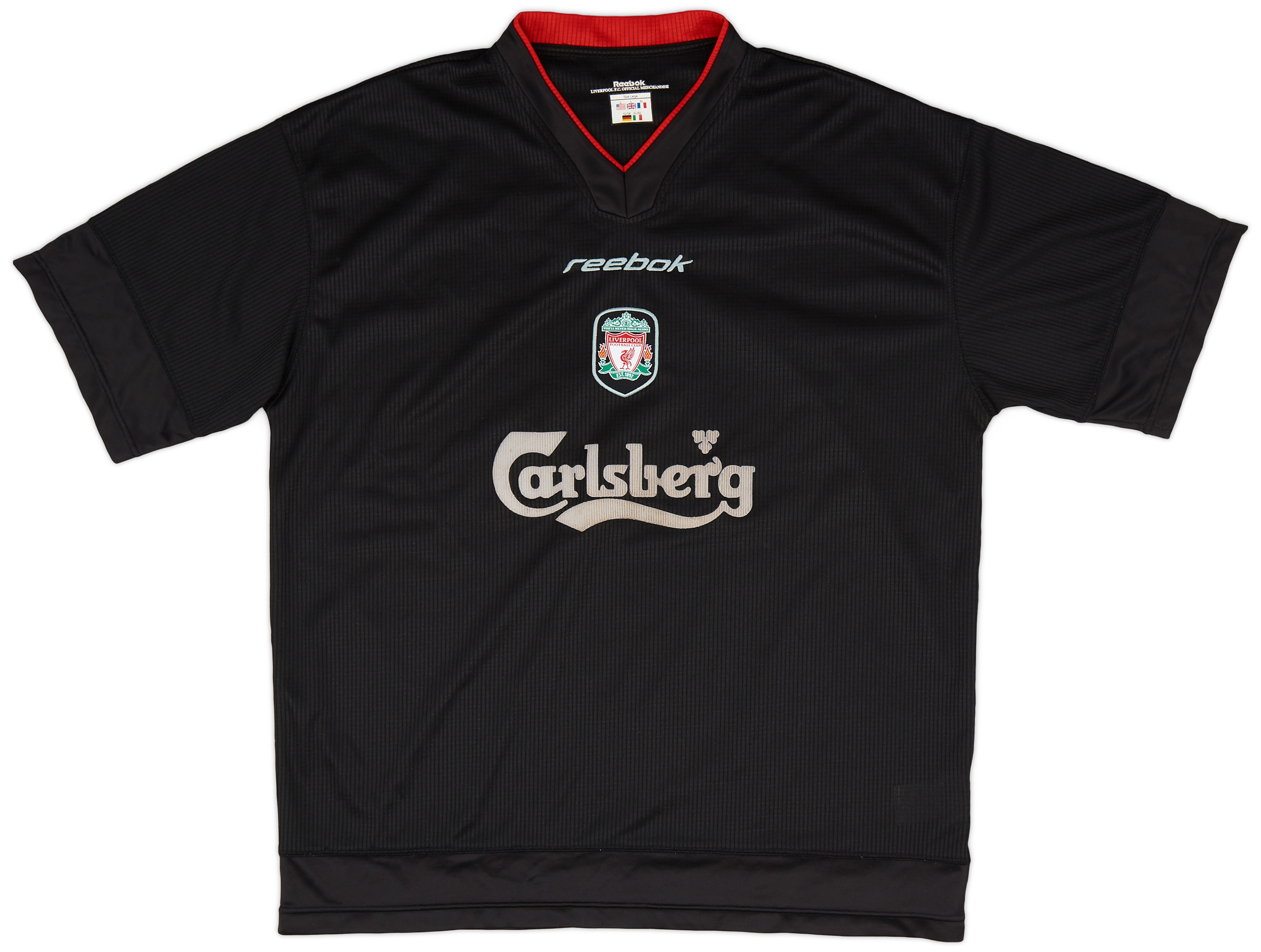 2002-04 Liverpool Reebok Training Shirt - 8/10 - (L)