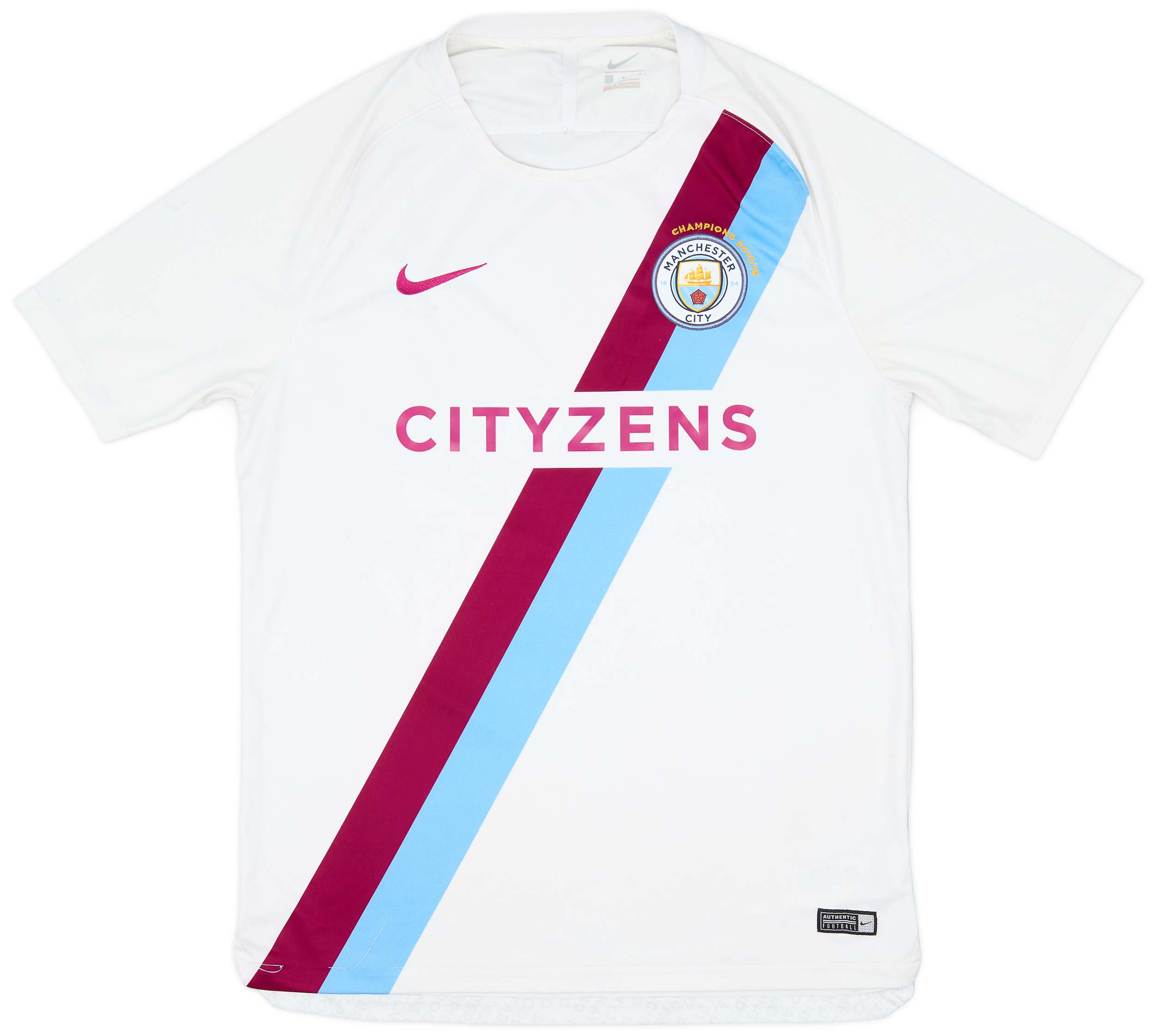 2017-18 Manchester City Nike Limited Edition Pre-Match Training Shirt ...