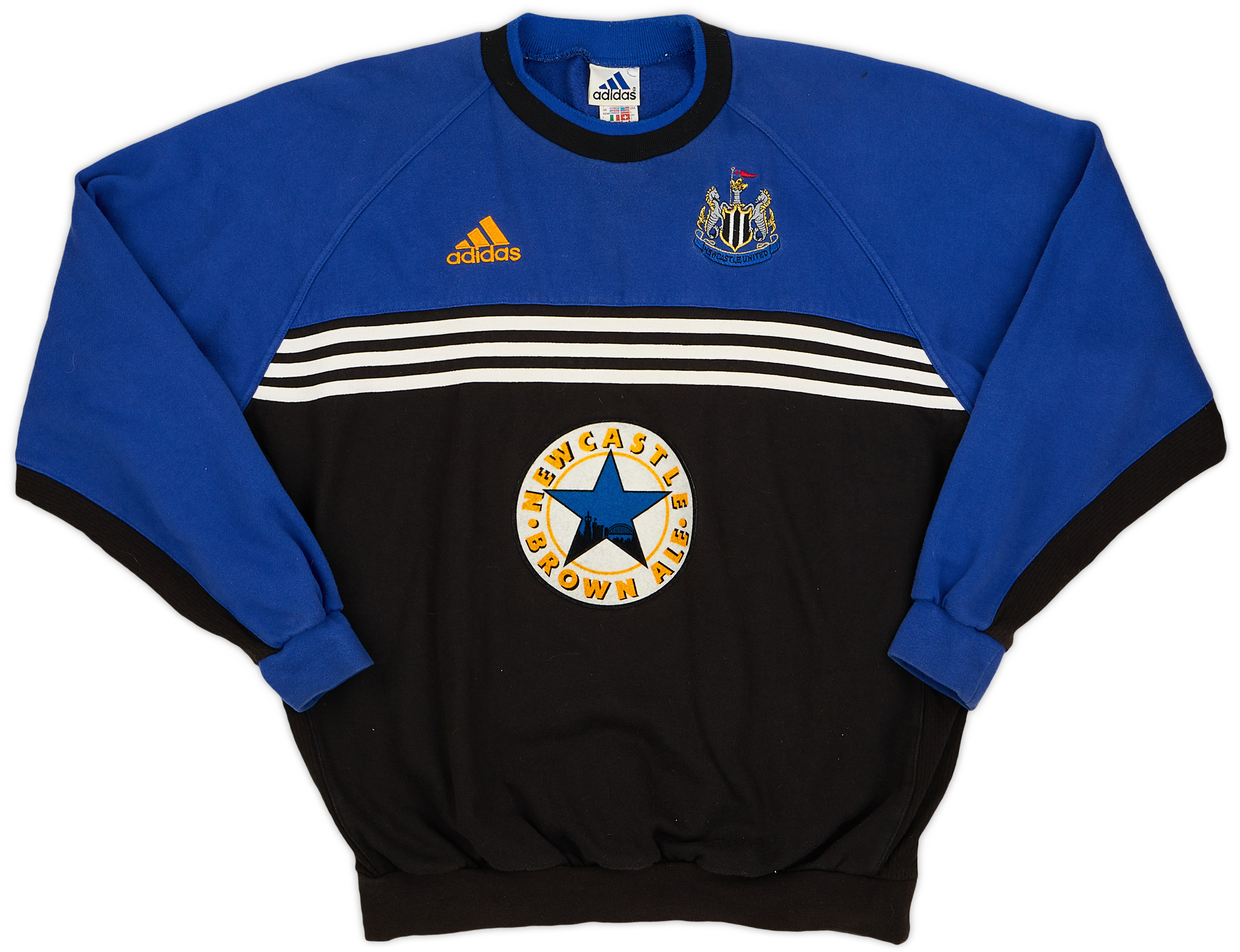 1998-99 Newcastle adidas Sweat Top - 8/10 - (L)
