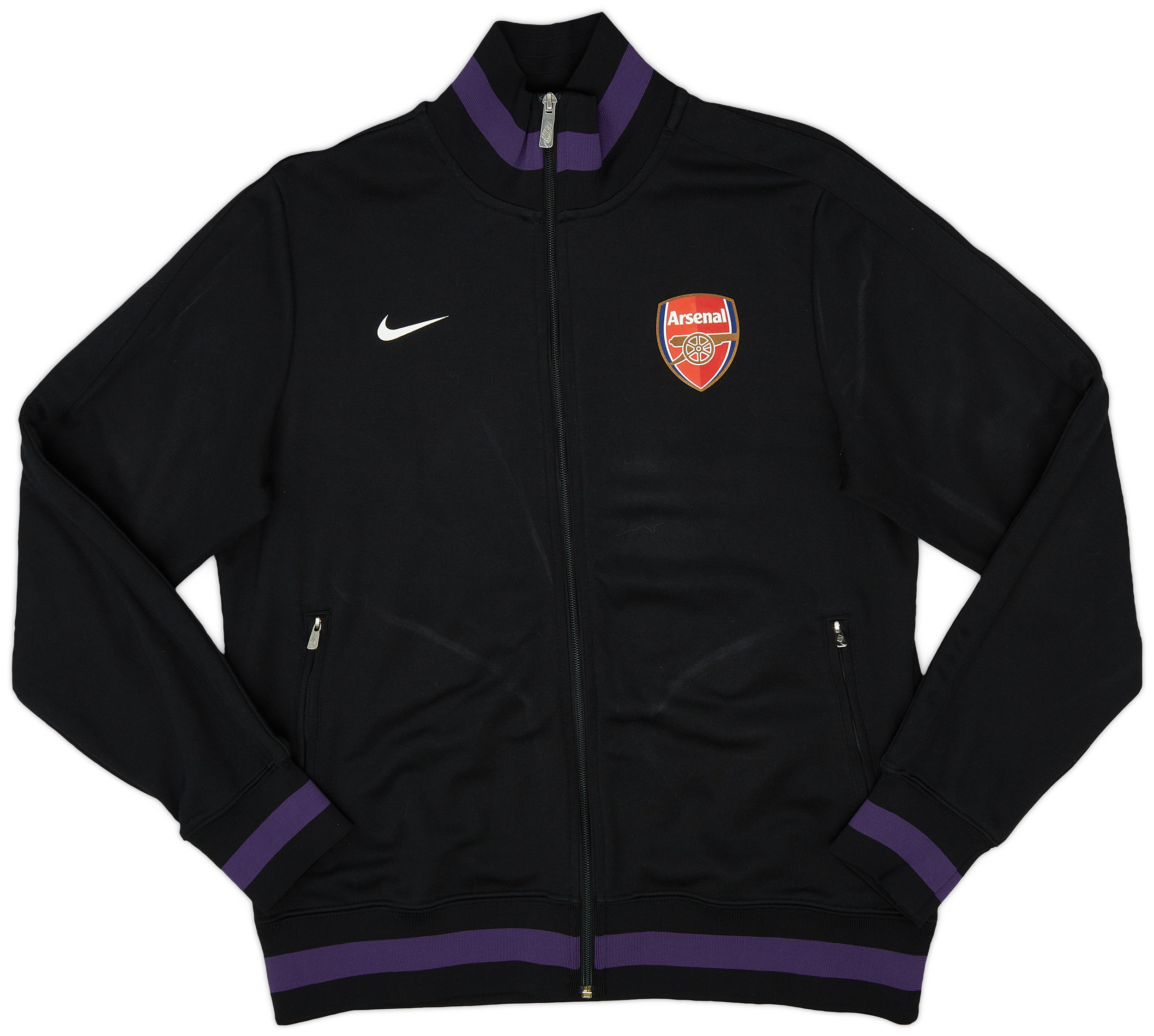 2012-13 Arsenal Nike N98 Track Jacket - 8/10 - (L)