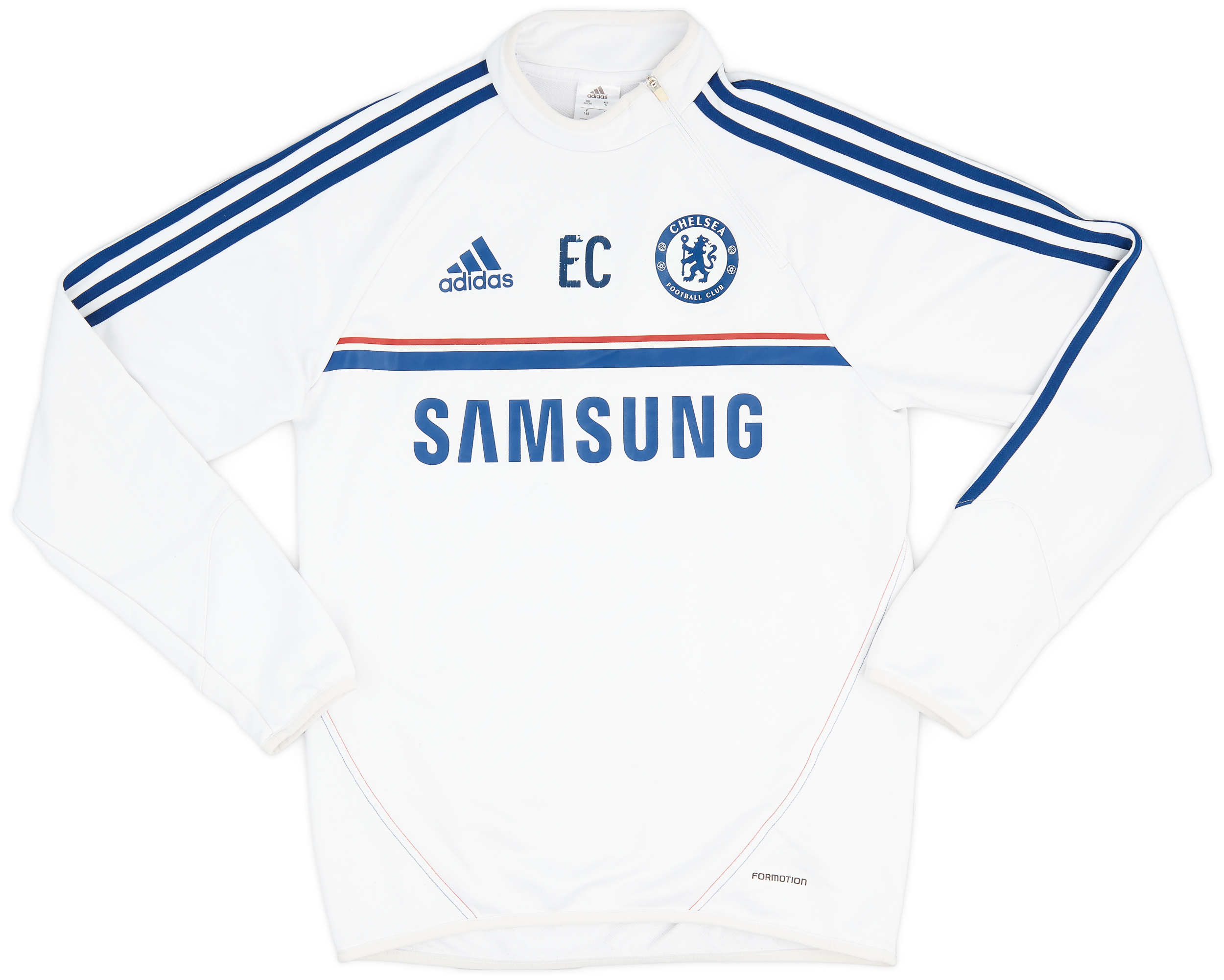 2013-14 Chelsea Staff Issue adidas Formotion 1/4 Zip Sweat Top - 7/10 - (S)