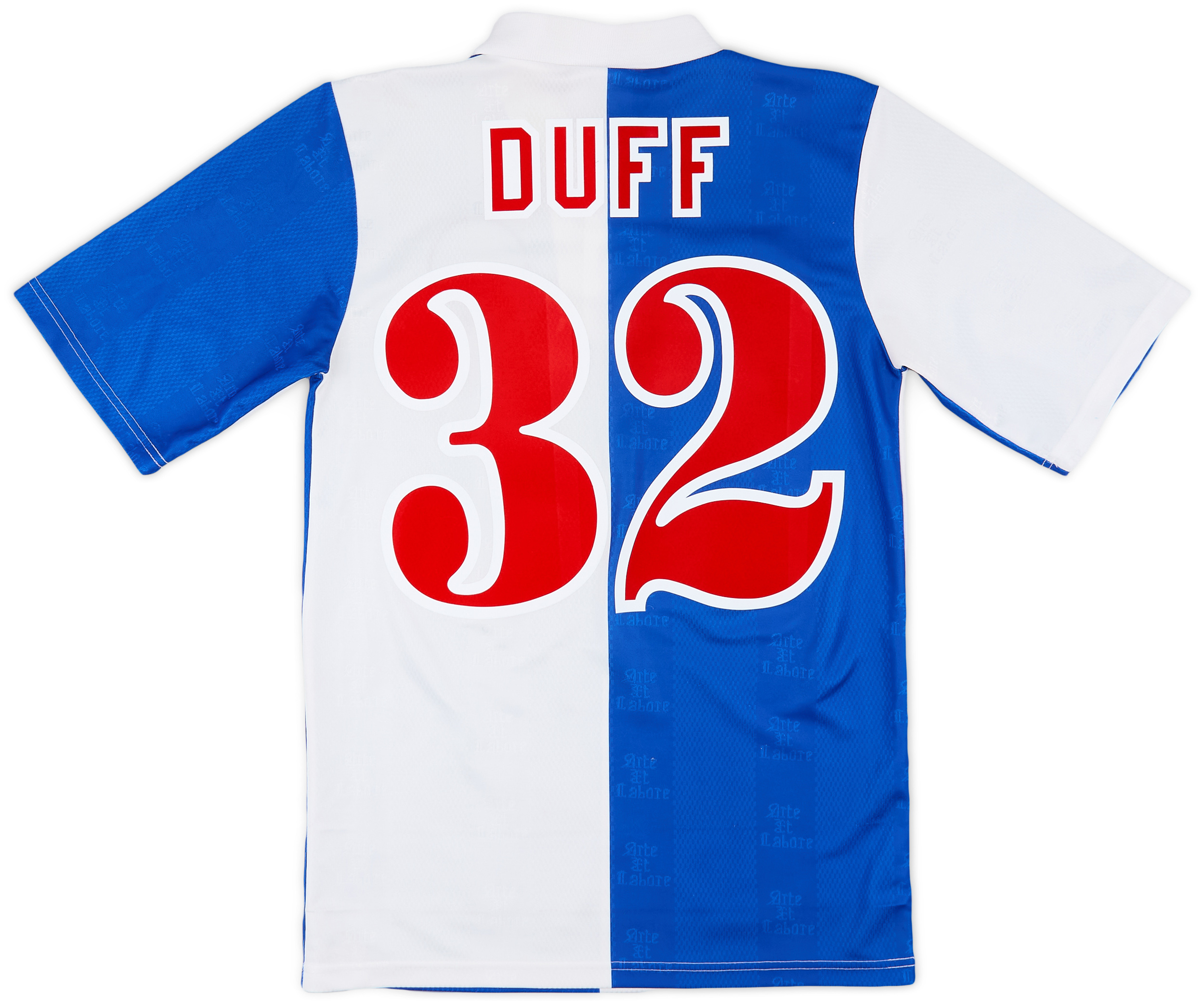 1996-98 Blackburn Rovers Home Shirt Duff #32 - 8/10 - (S)