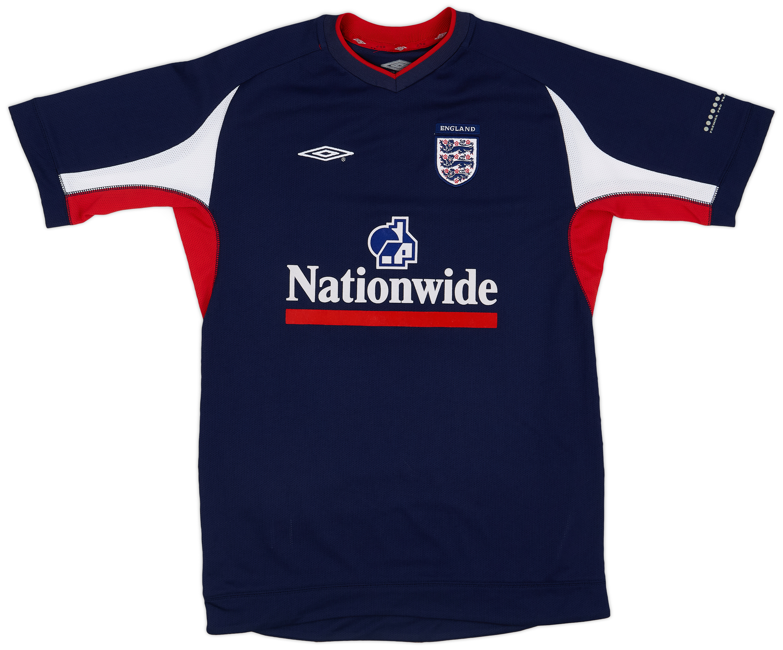 2002-03 England Umbro Training Shirt - 9/10 - (XL.Boys)