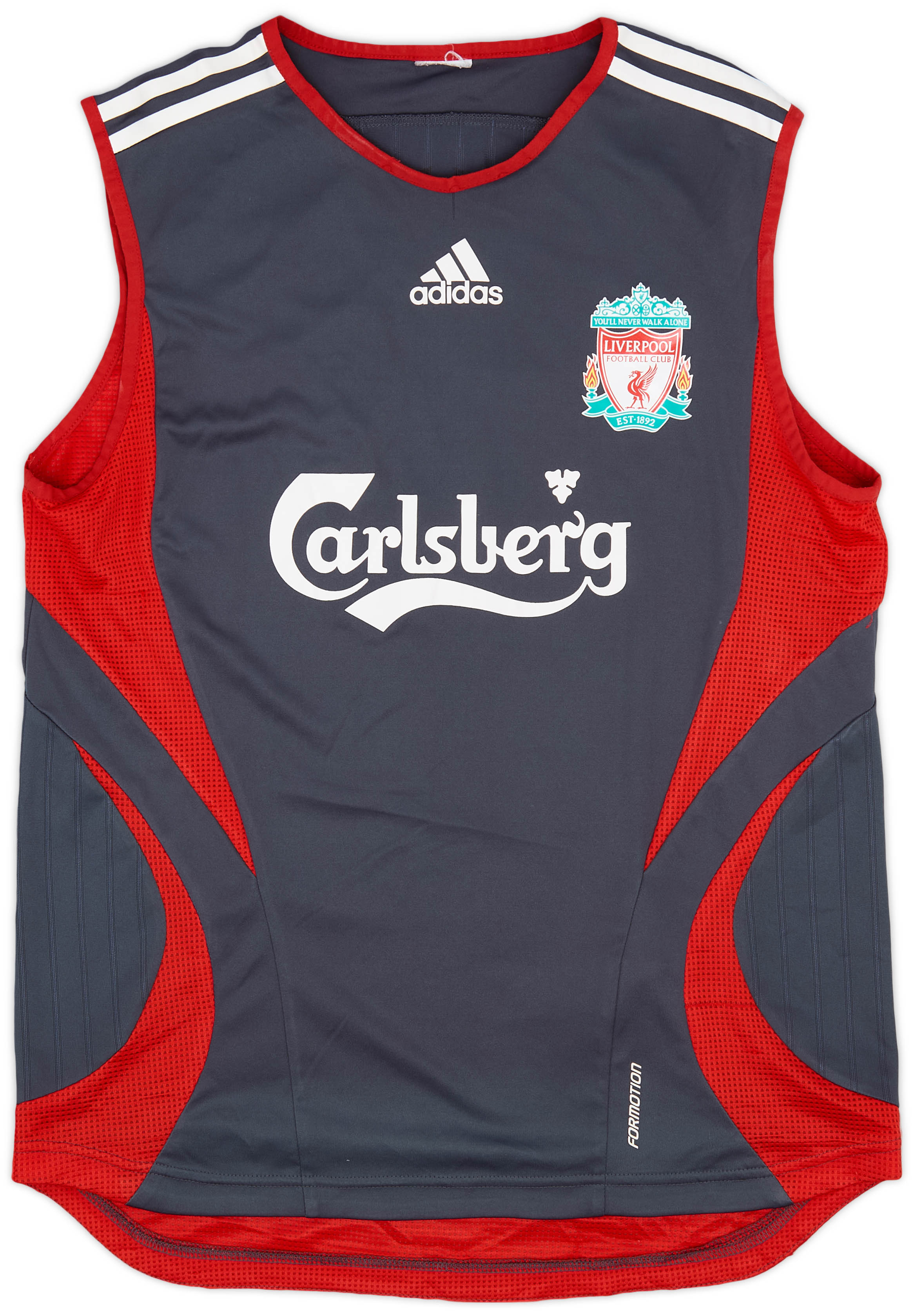 2006-07 Liverpool adidas Training Vest - 9/10 - (M)