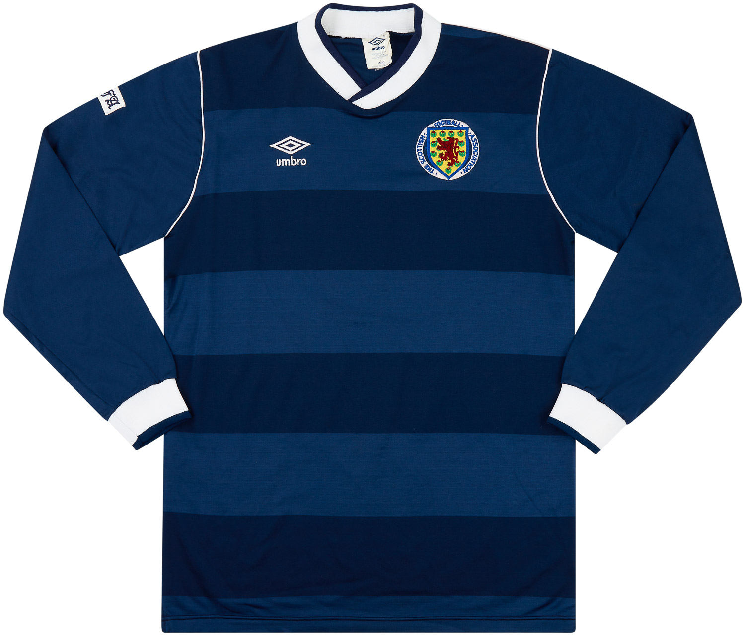 1985-88 Scotland Match Issue Home L/S Shirt #8