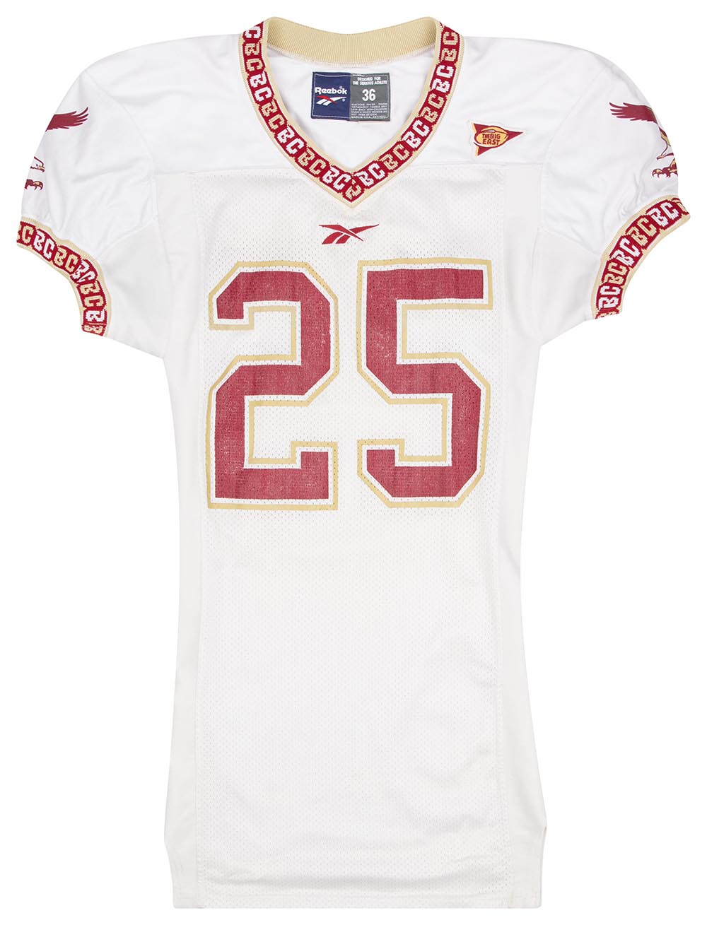 1998-99 Boston College Eagles #25 Authentic Reebok Jersey (Away) S