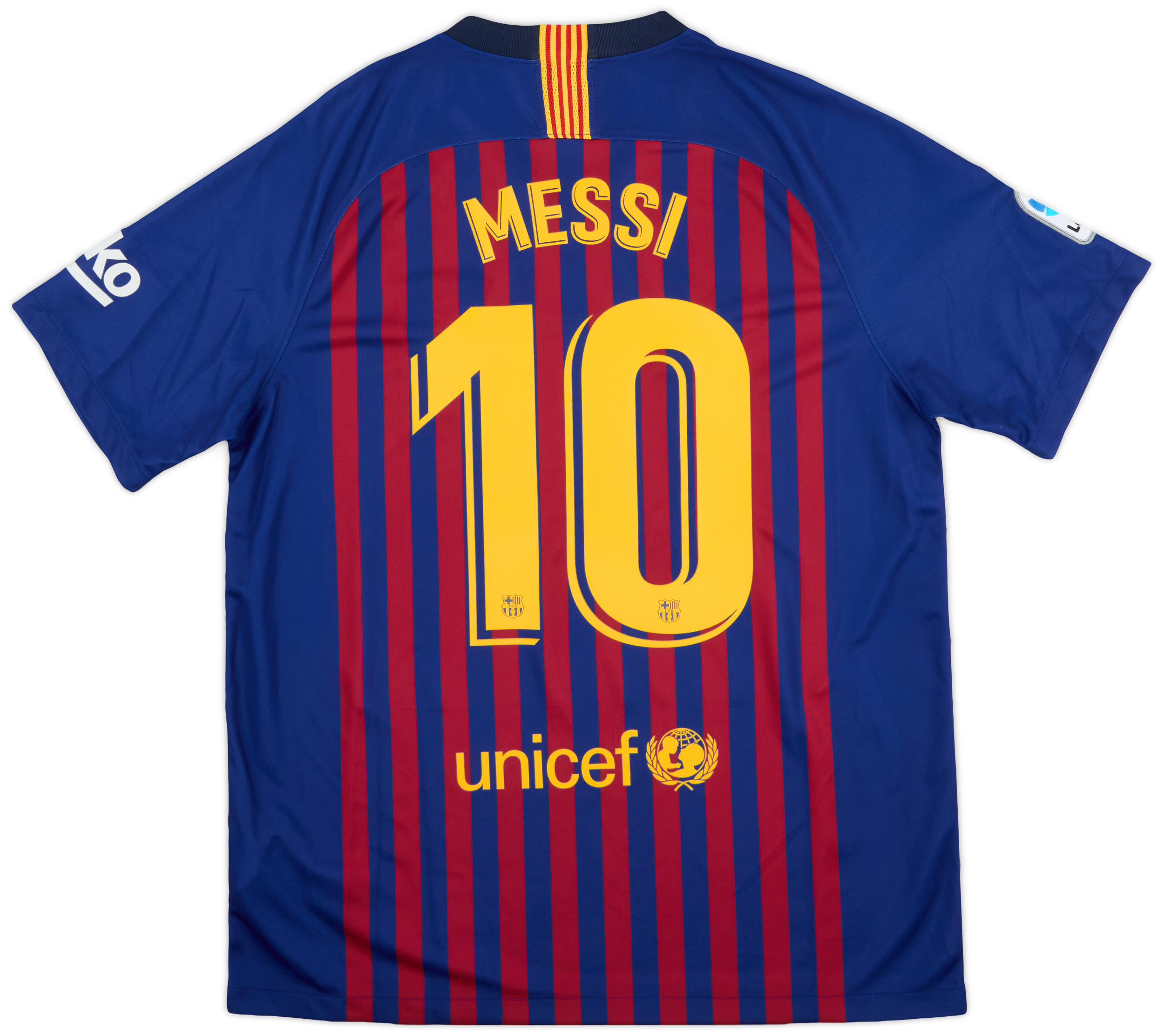 2018-19 Barcelona Home Shirt Messi #10 - 10/10 - (L)