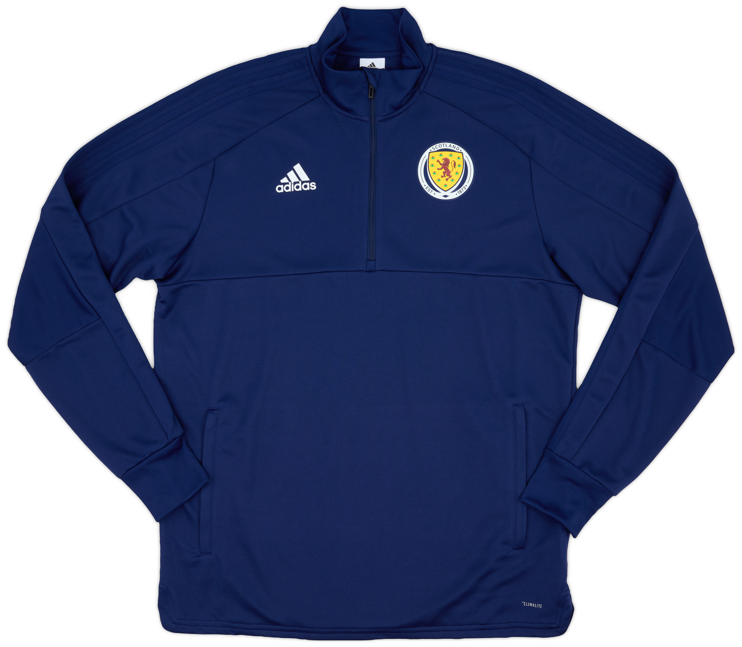 2018-19 Scotland adidas 1/4 Zip Training Top (L)