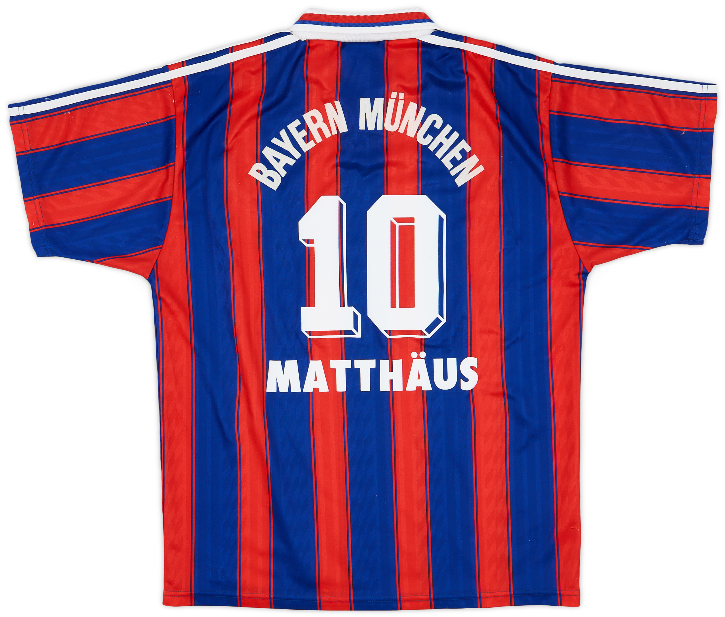 1995-97 Bayern Munich Home Shirt Matthaus #10 - 5/10 - (L)