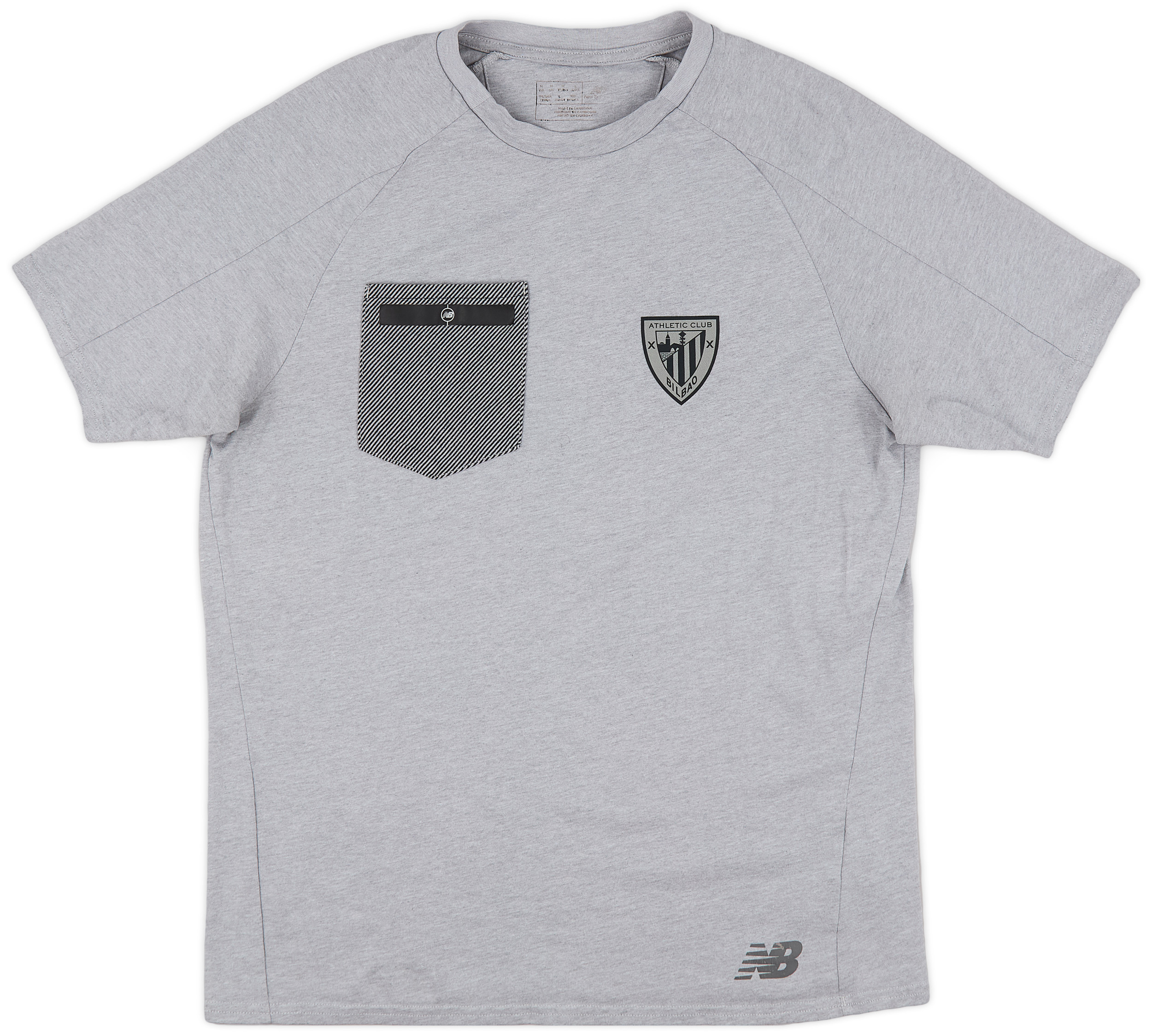 2017-18 Athletic Bilbao New Balance Cotton Tee - 7/10 - (M)