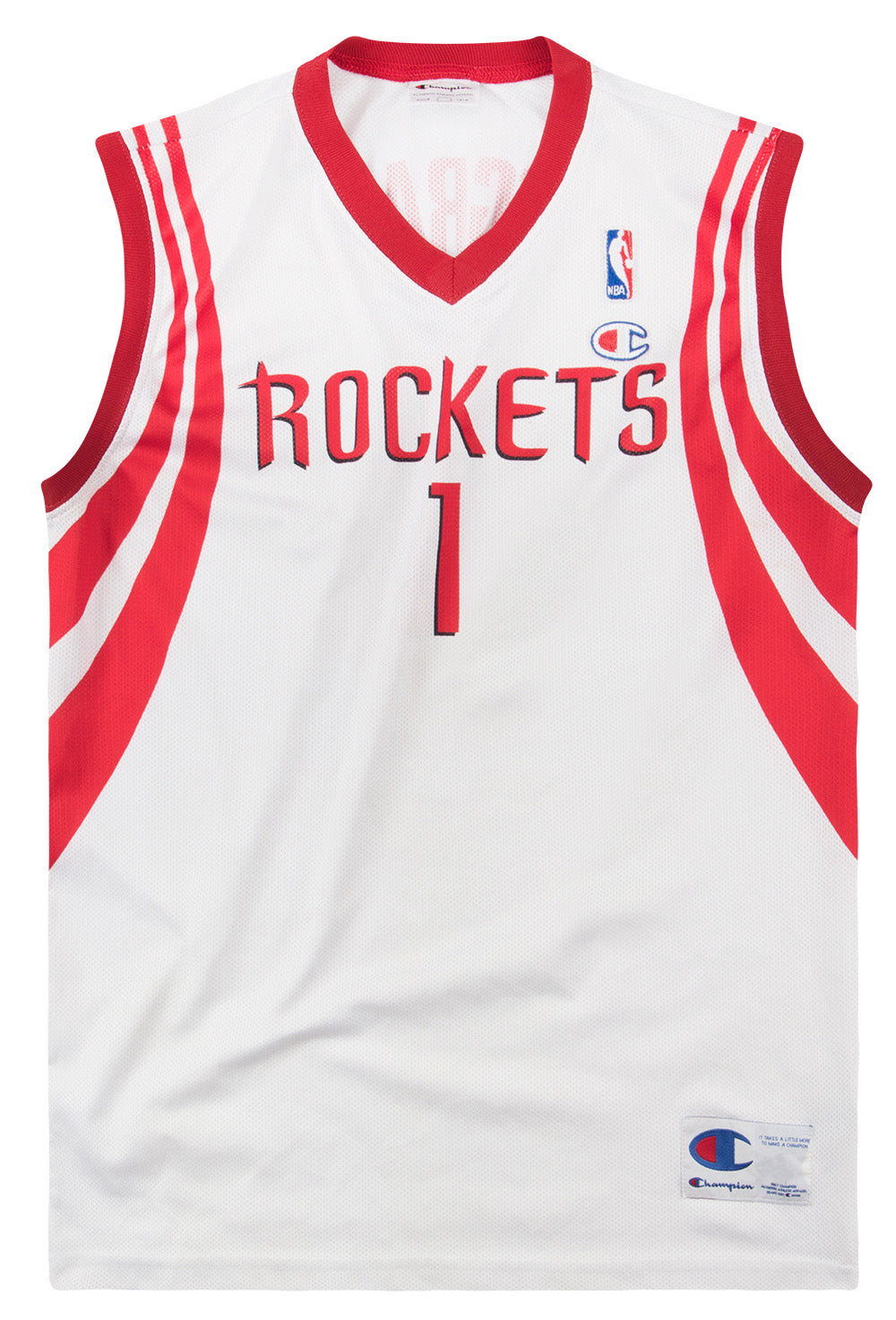 2004-10 Houston Rockets McGrady #1 Champion Jersey (Home) XS