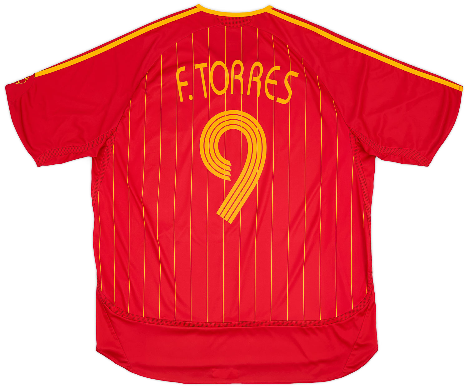 2006-08 Spain Home Shirt Torres #9 - 8/10 - (XXL)