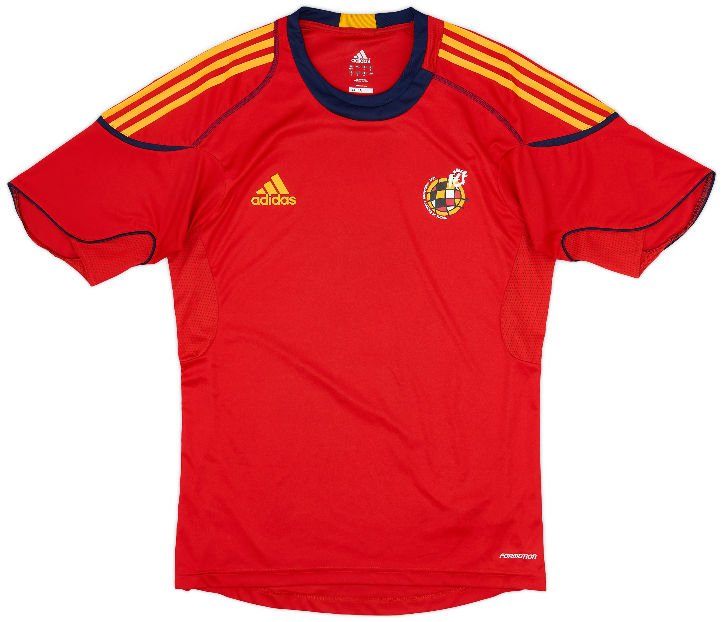 2010-11 Spain adidas Formotion Training Shirt - 8/10 - (L)