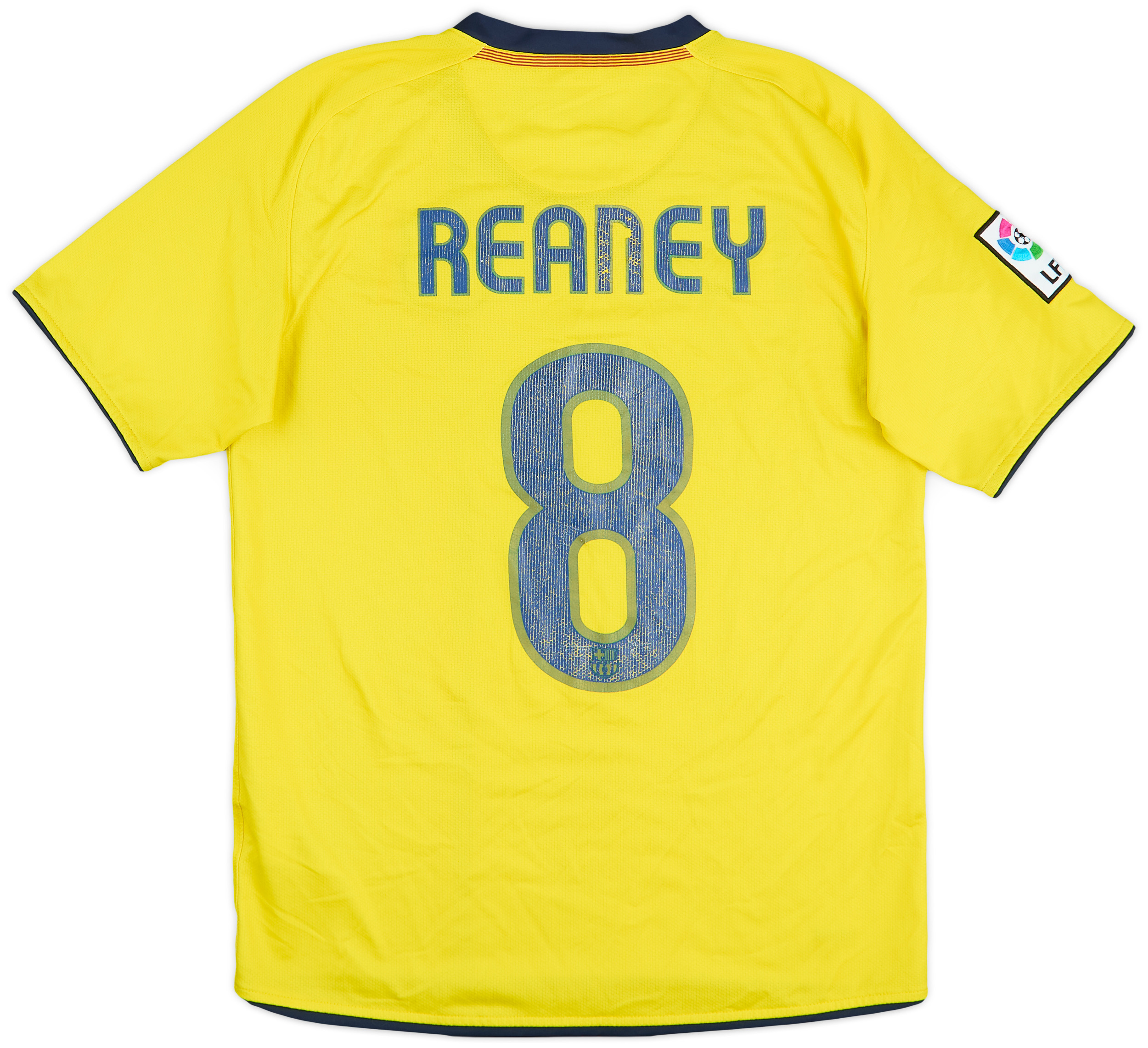2008-10 Barcelona Away Shirt Reaney #8 - 6/10 - (S)