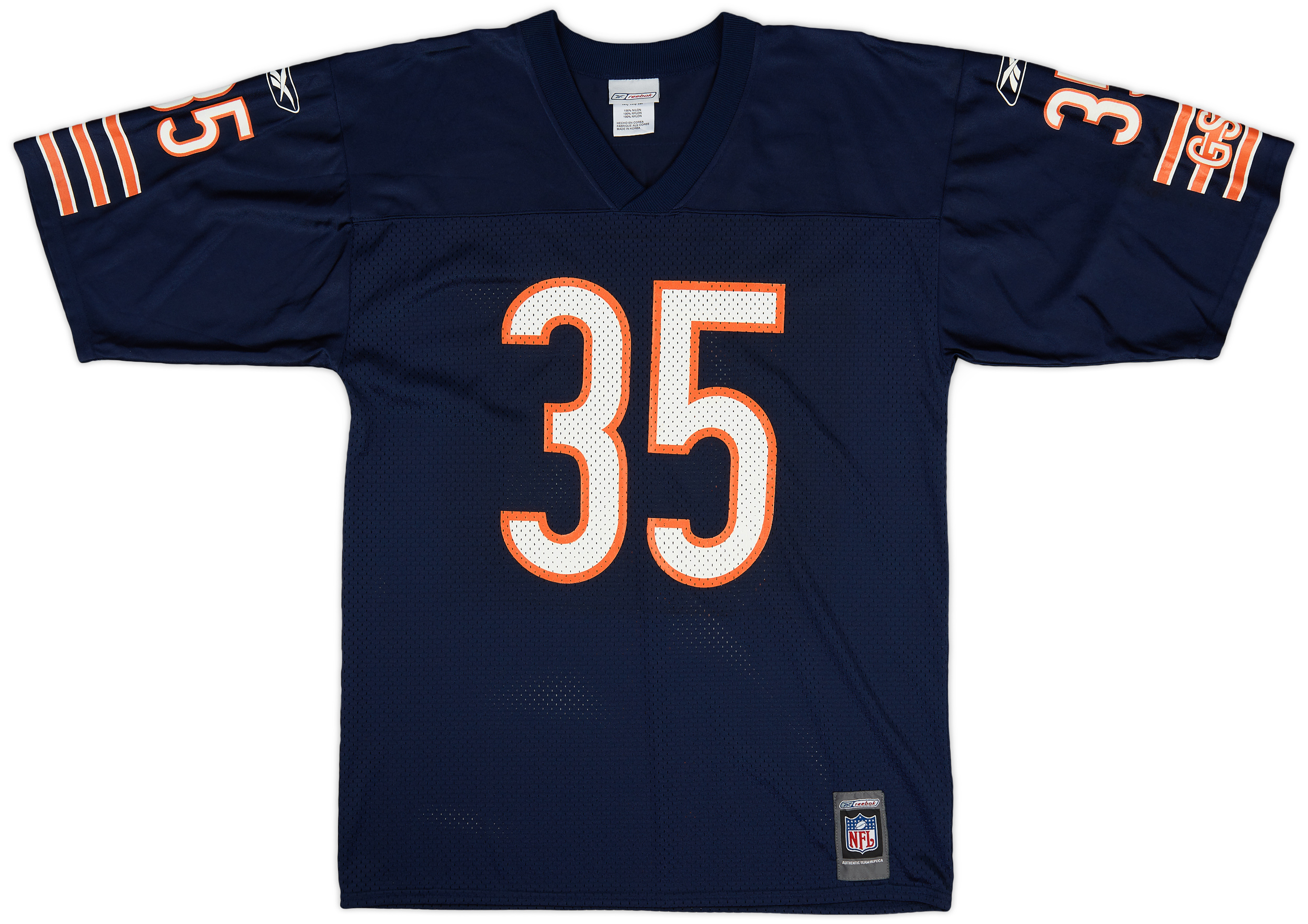 2001 Chicago Bears Thomas #35 Reebok Home Jersey (Excellent) M