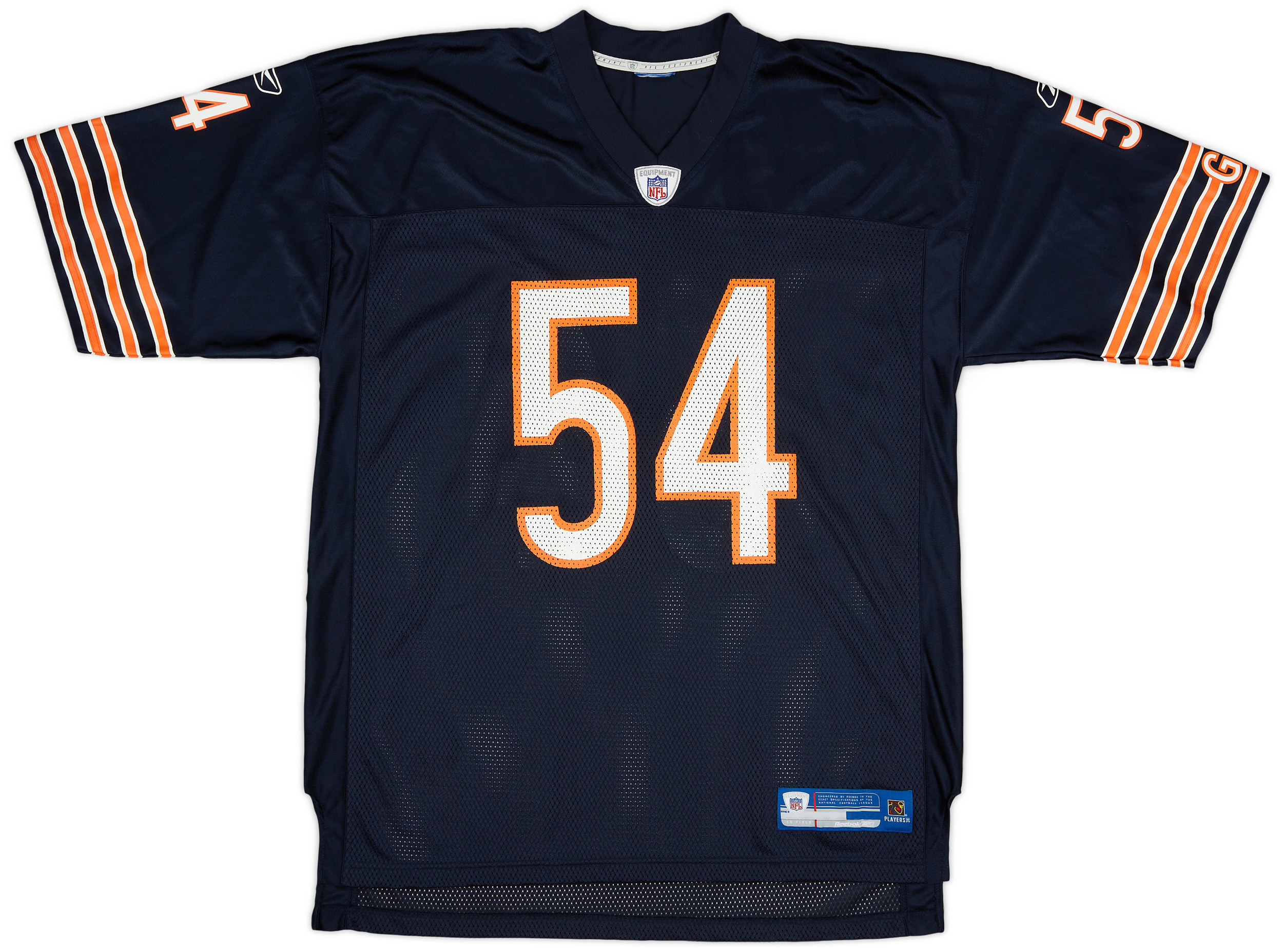2005-06 Chicago Bears Urlacher #54 Reebok On Field Home Jersey ...