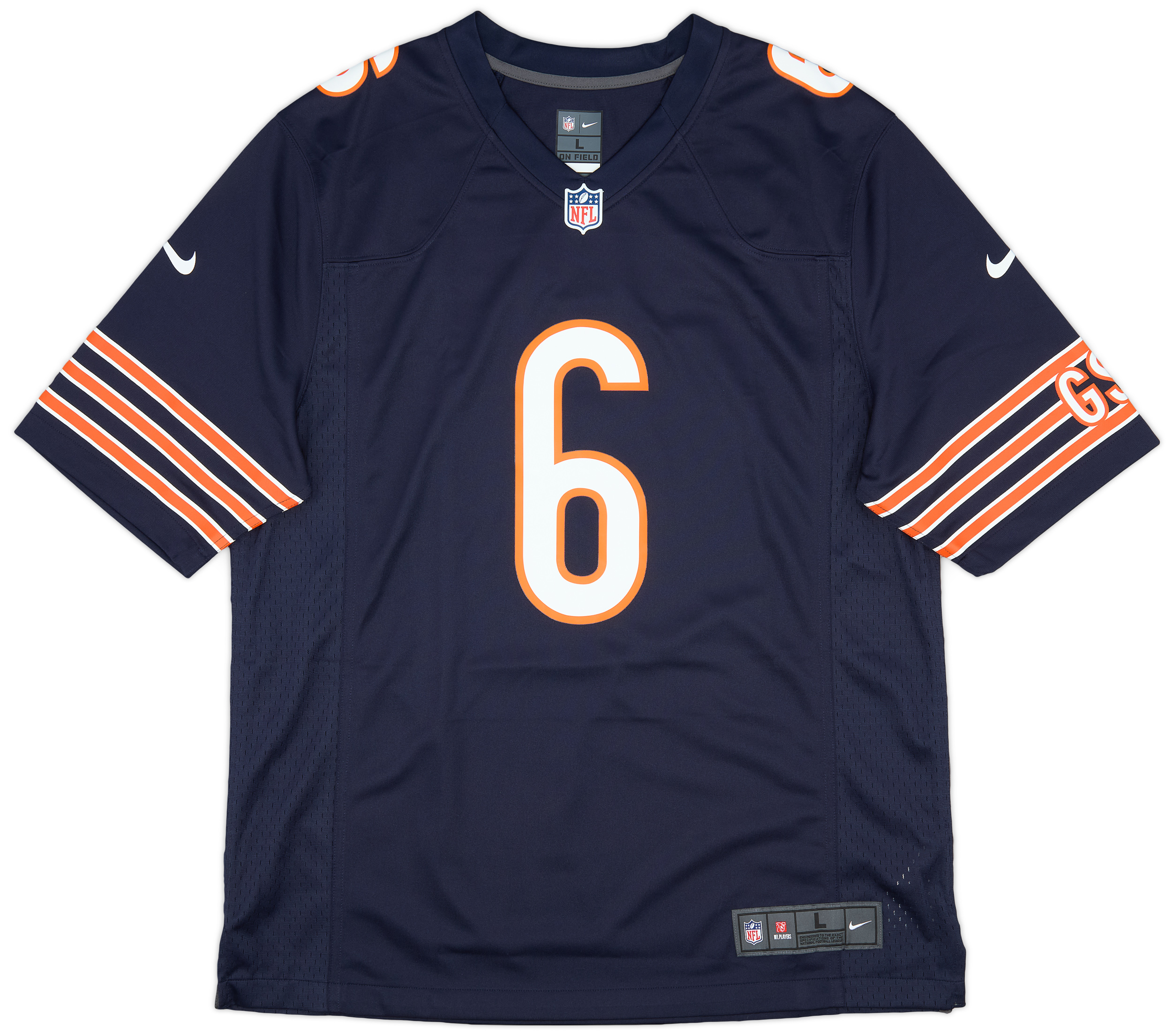 2012-16 Chicago Bears Cutler #6 Nike Game Home Jersey (Excellent) L