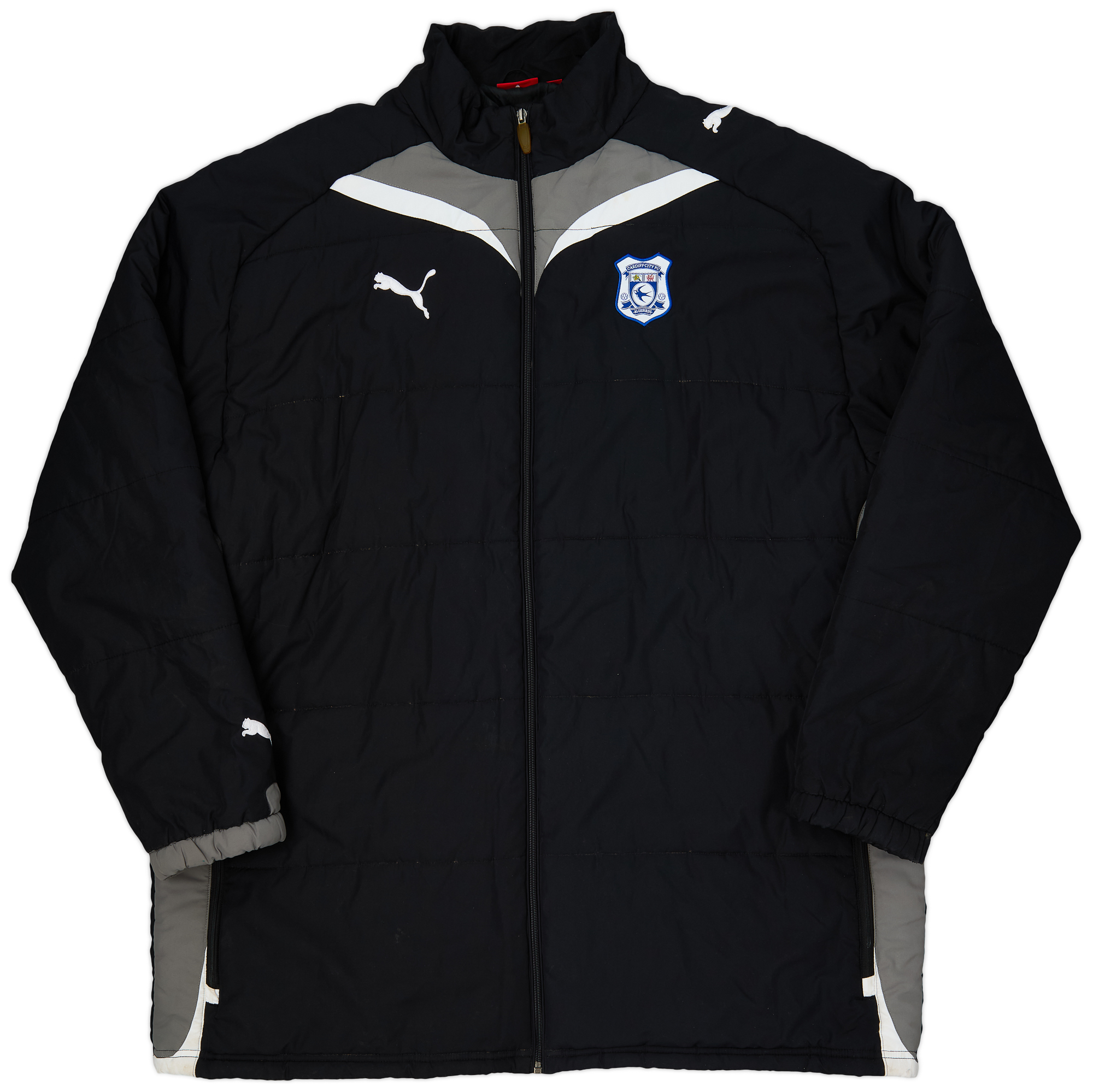 2010-11 Cardiff City Puma Padded Bench Coat - 8/10 - (3XL)