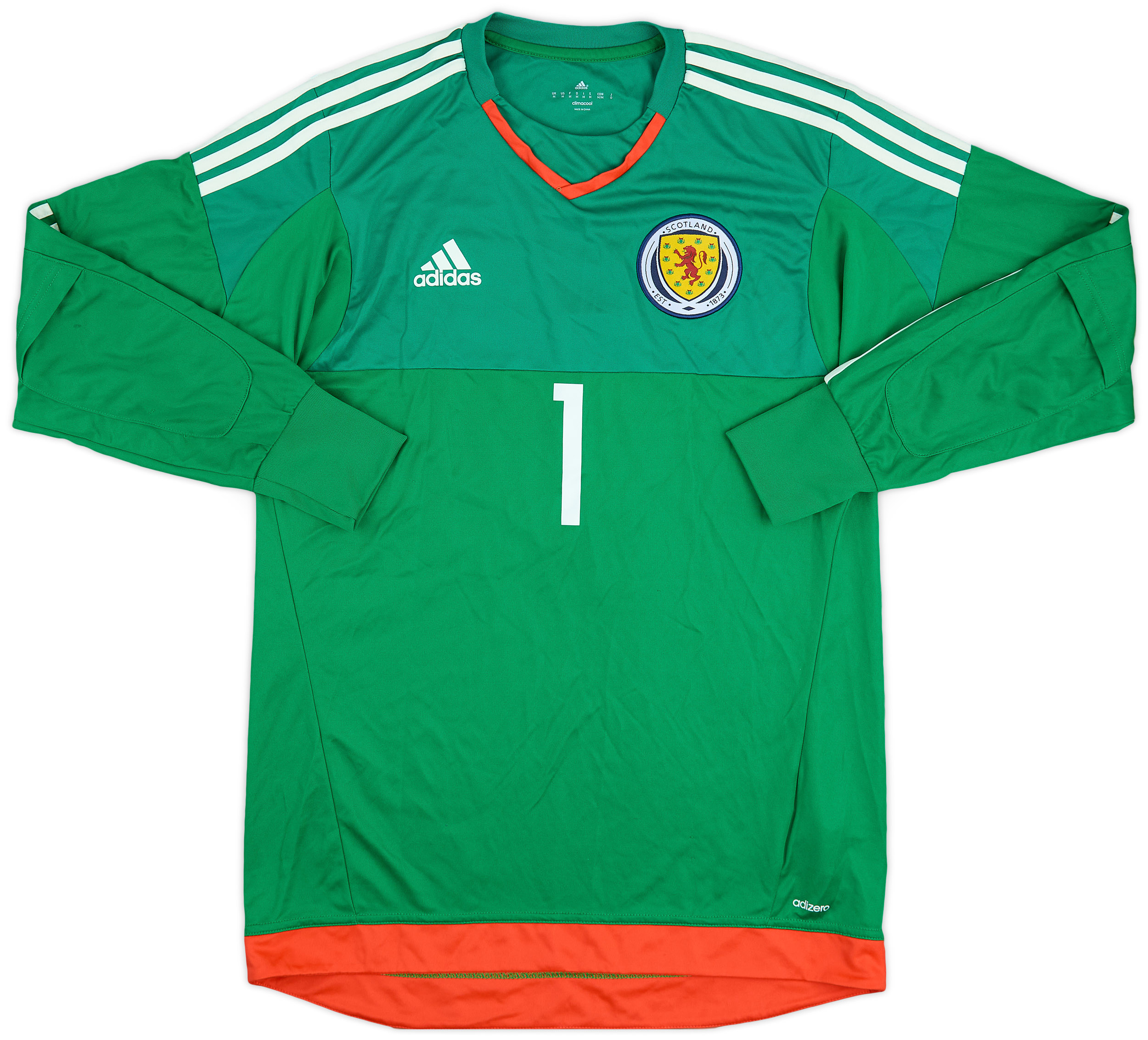 2016-17 Scotland GK Shirt #1 - 9/10 - (M)