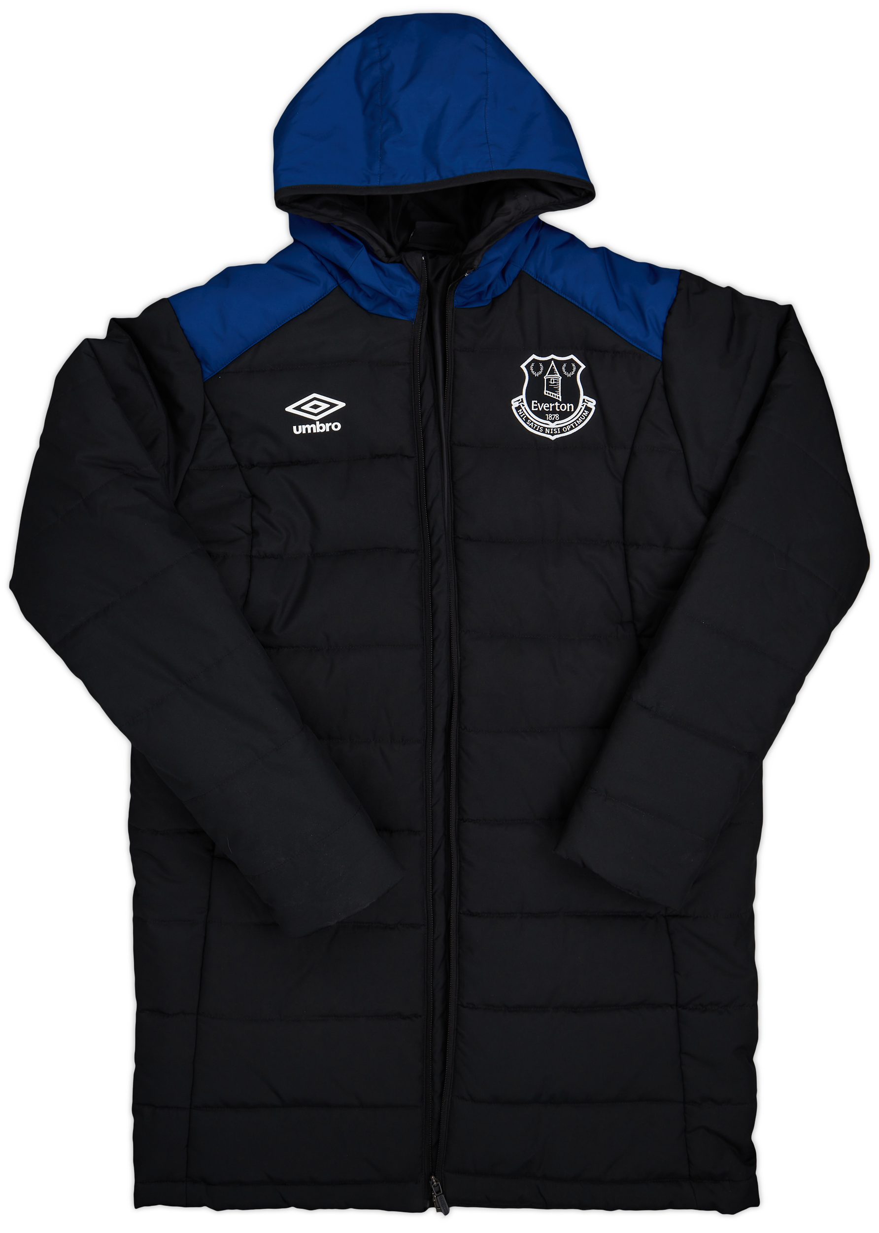 2017-18 Everton Umbro Hooded Bench Coat - 4/10 - (L)