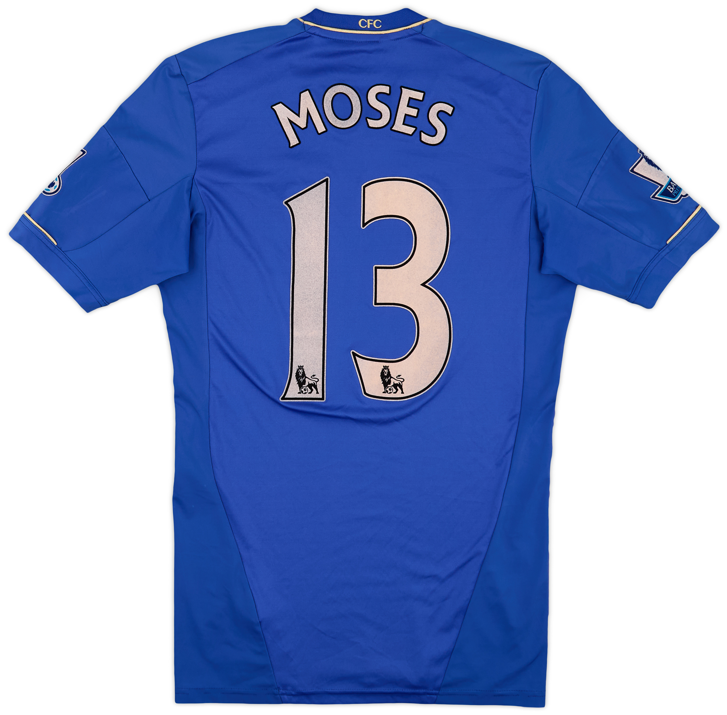 2012-13 Chelsea Home Shirt Moses #13 - 3/10 - (L)