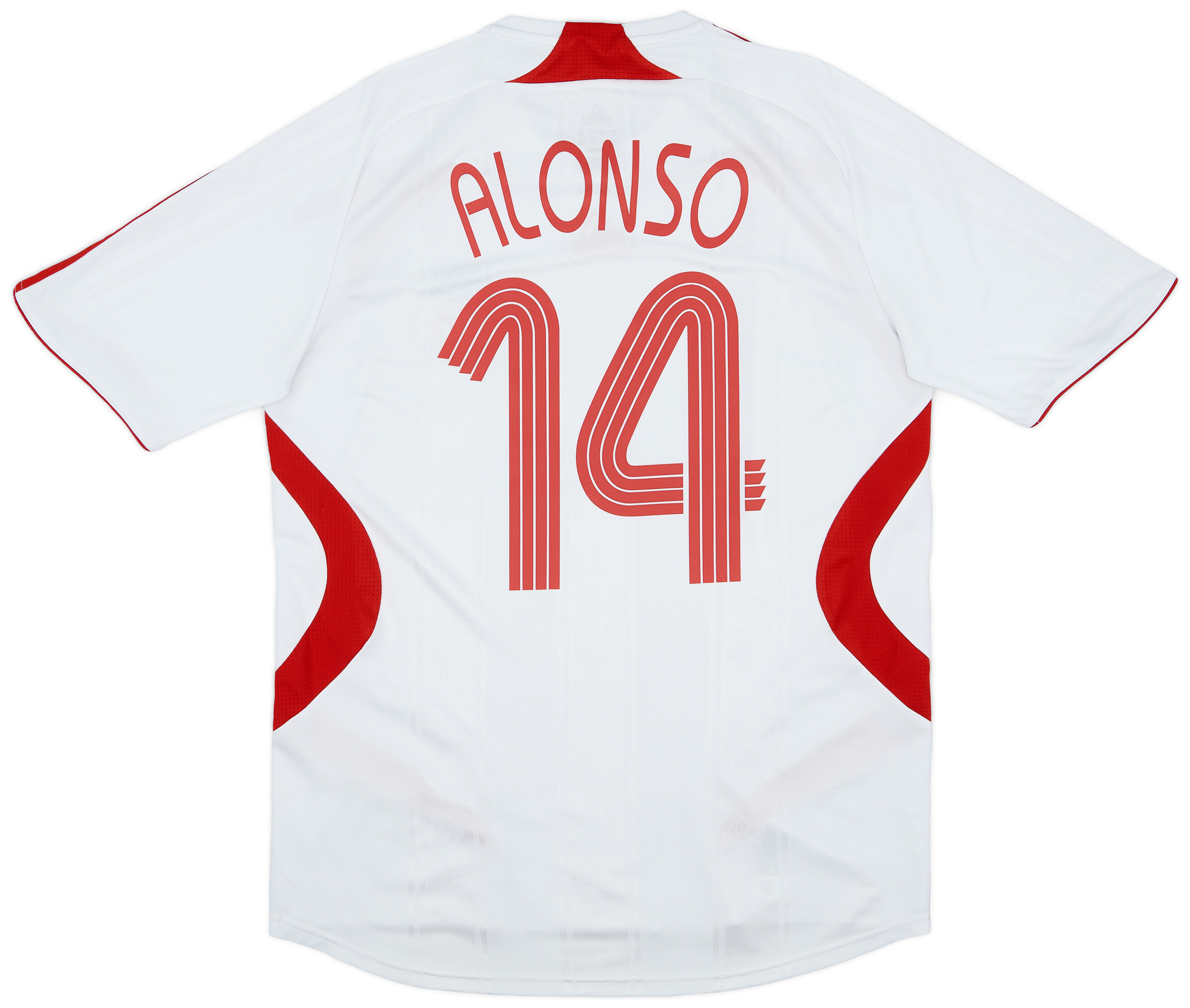 2007-08 Liverpool Away Shirt Alonso #14 - 7/10 - (M)