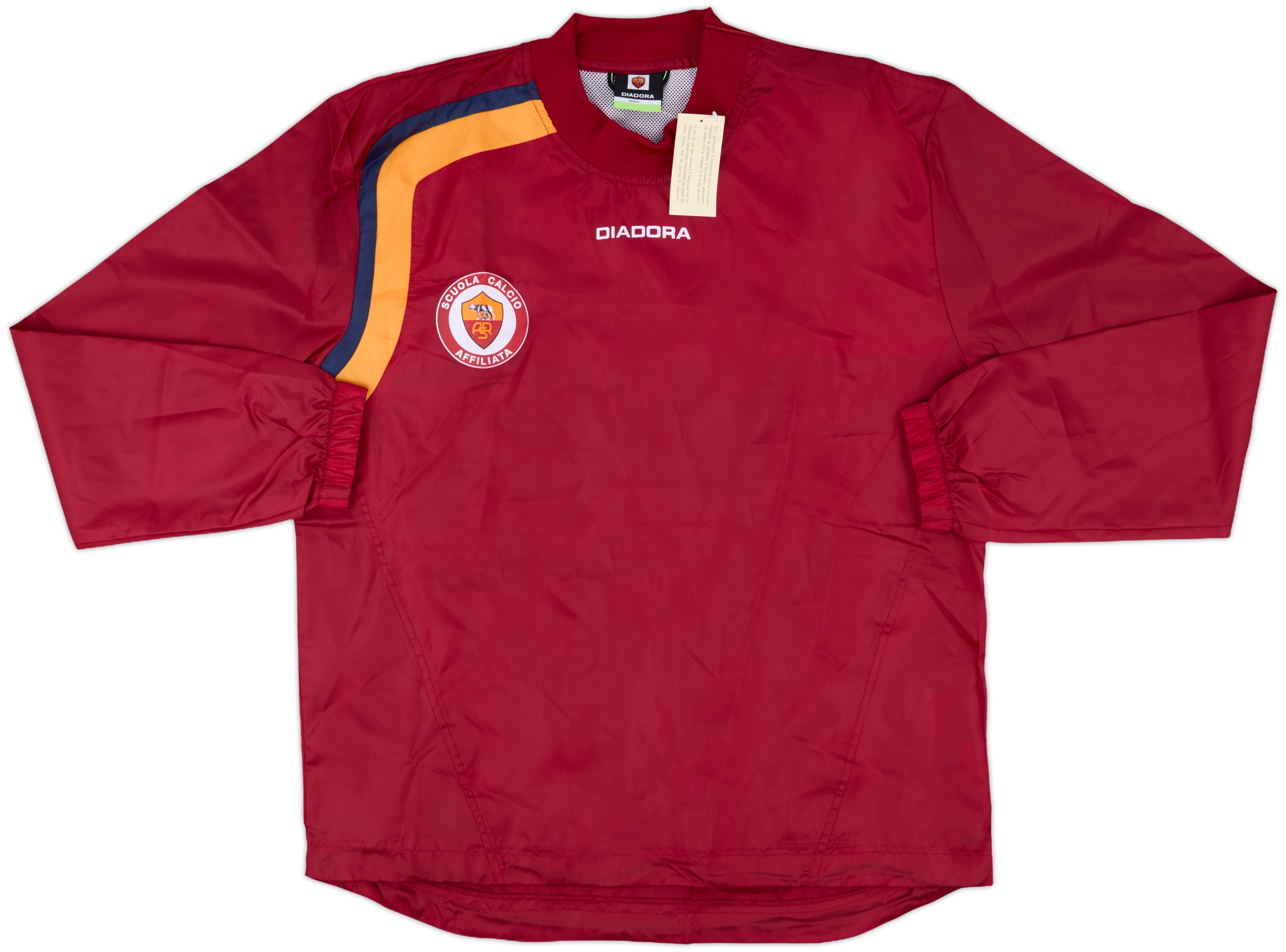 2004-05 Roma Diadora 'Scuola Calcio' Windbreaker - 9/10 - (L)