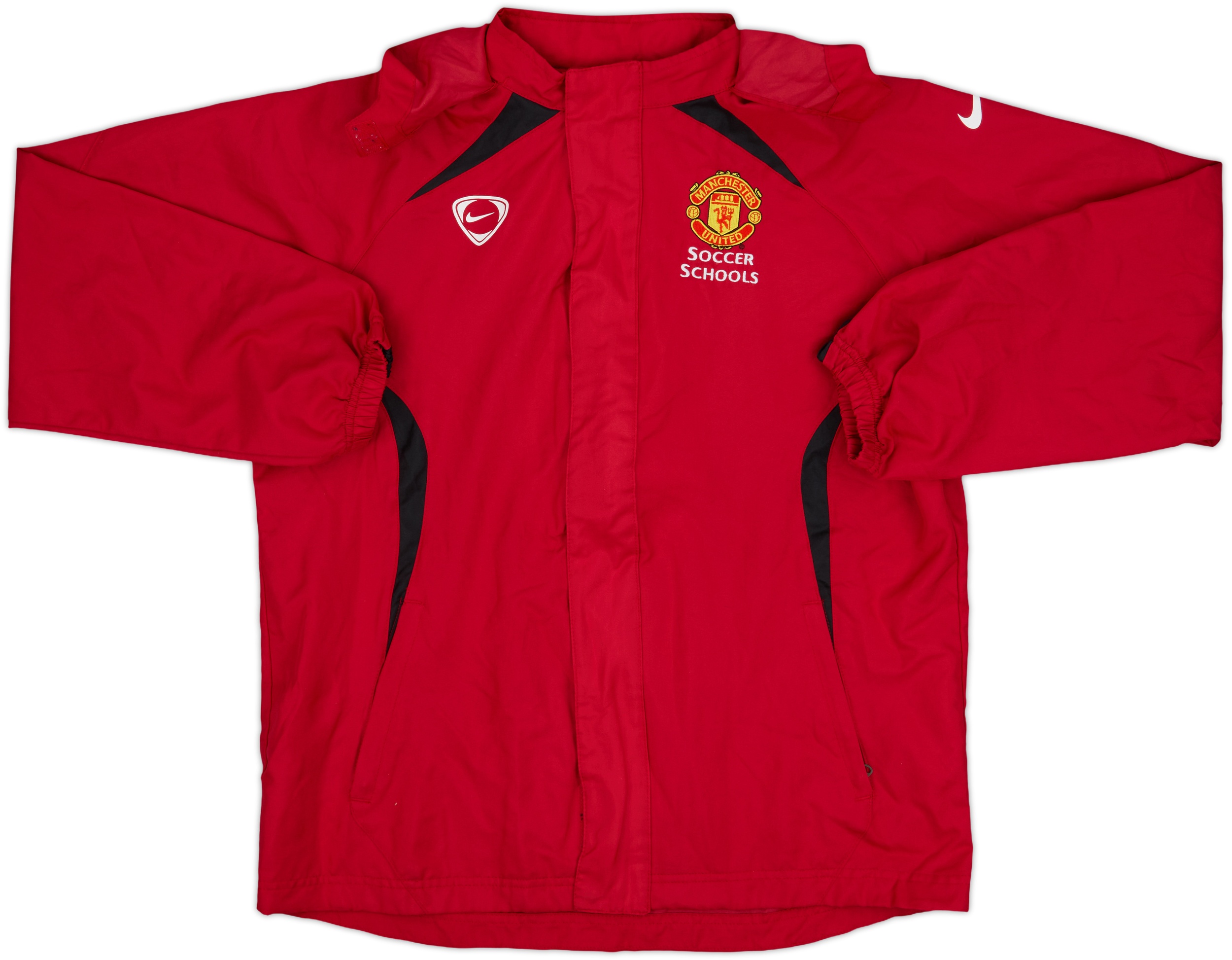 2008-09 Manchester United Soccer Schools Nike Hooded Rain Jacket - 9/10 ...