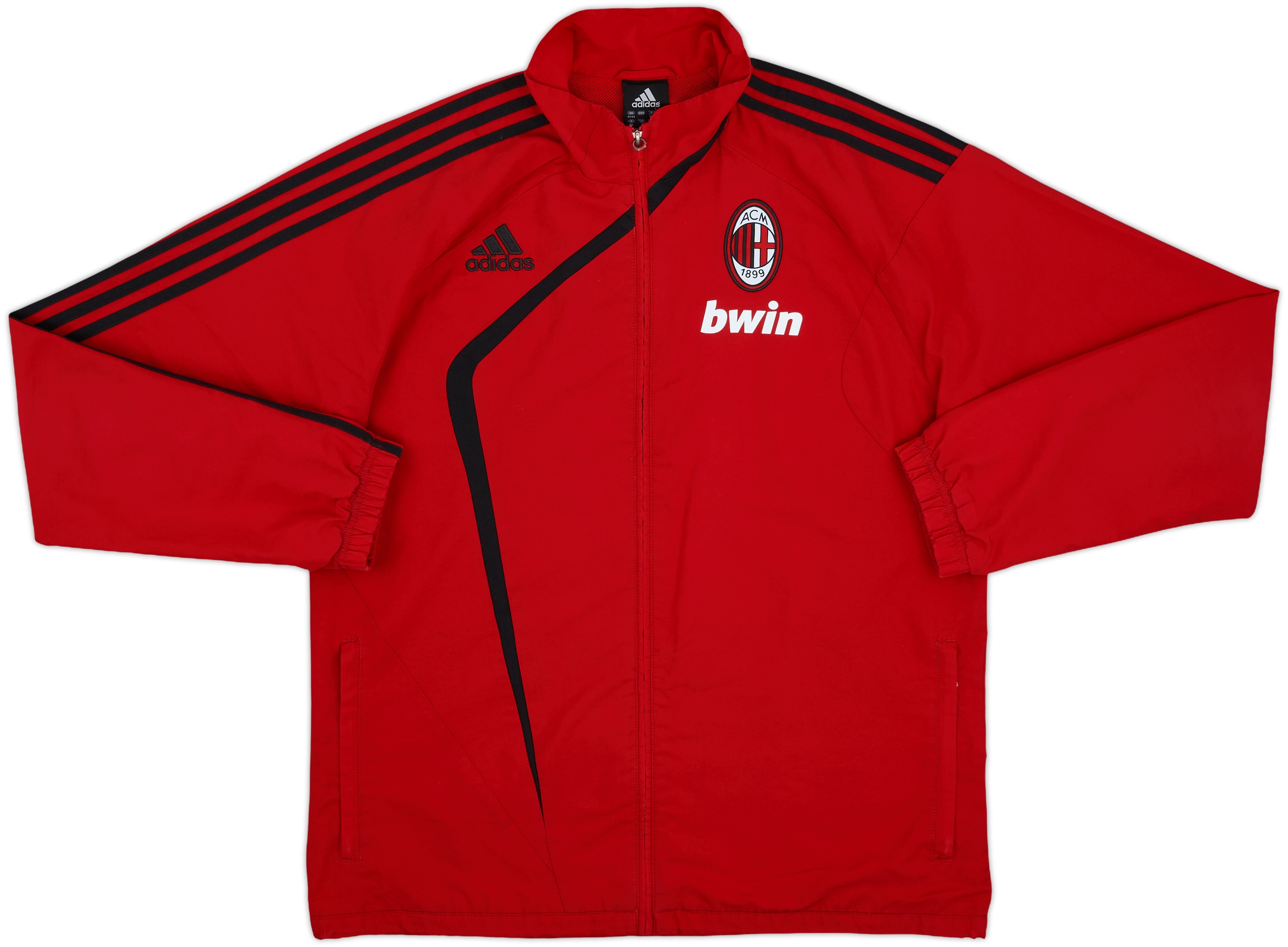 2009-10 AC Milan adidas Track Jacket - 9/10 - (L)