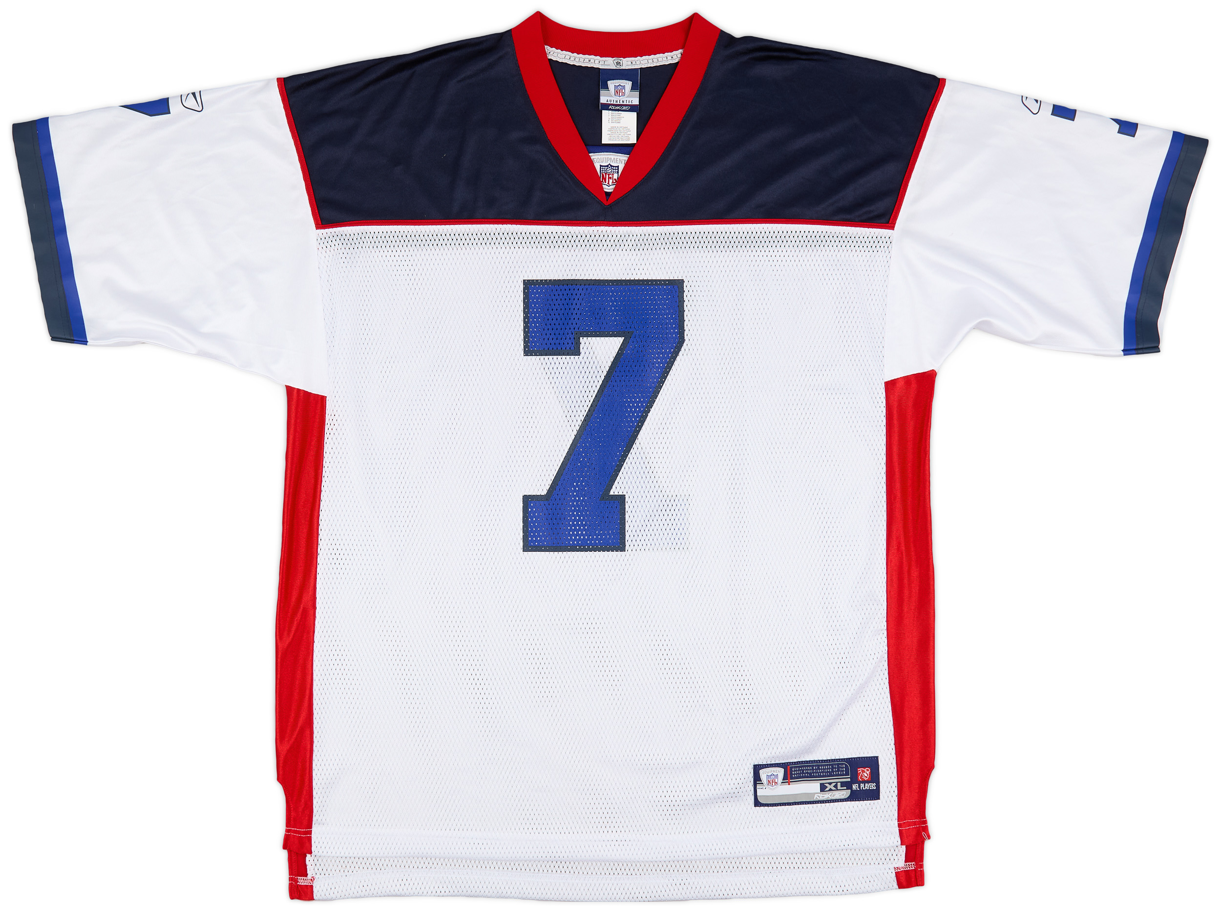 2007 Buffalo Bills Losman #7 Reebok On Field Away Jersey (Excellent) XL