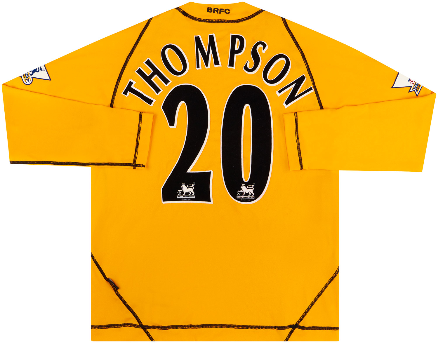 2003-04 Blackburn Match Issue Away L/S Shirt Thompson #20
