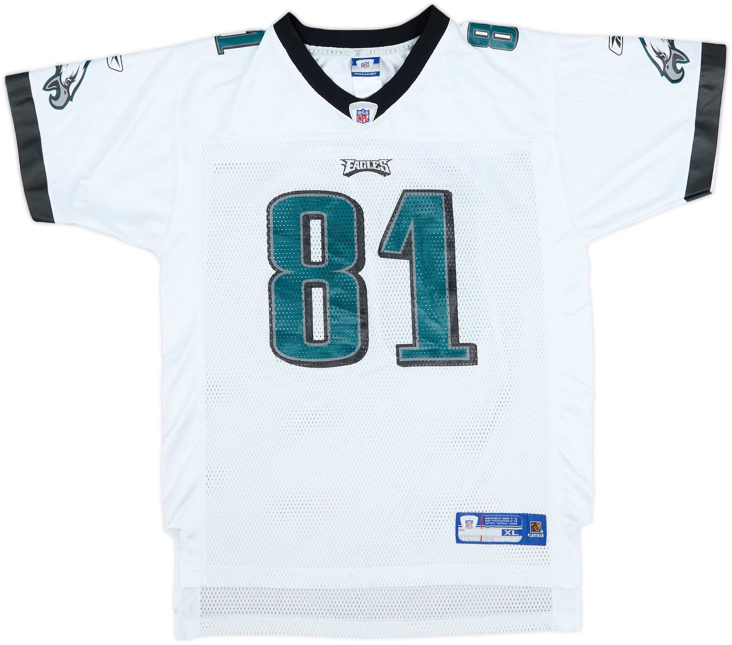 2005-06 Philadelphia Eagles Owens #81 Reebok On Field Away Jersey - 9/ ...