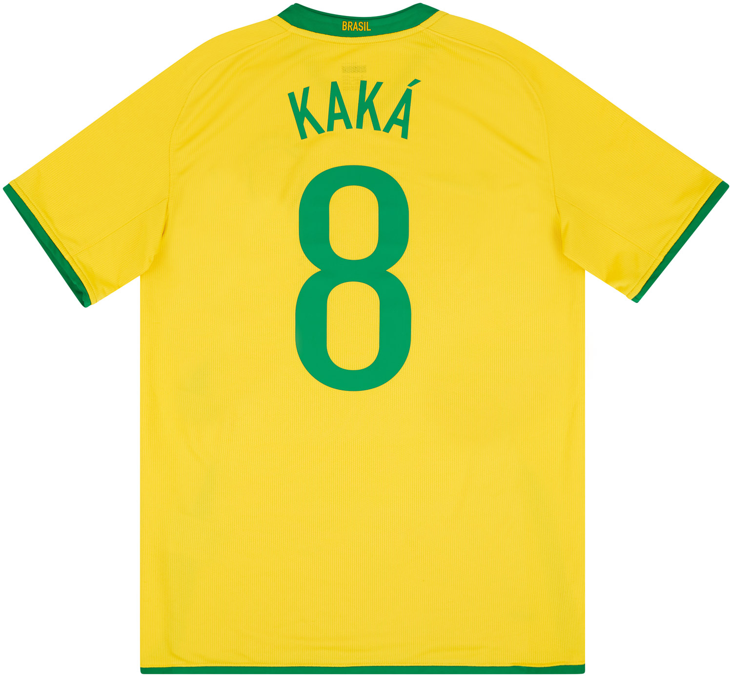 2008-10 Brazil Home Shirt Kaká #8 (Excellent - 9/10)