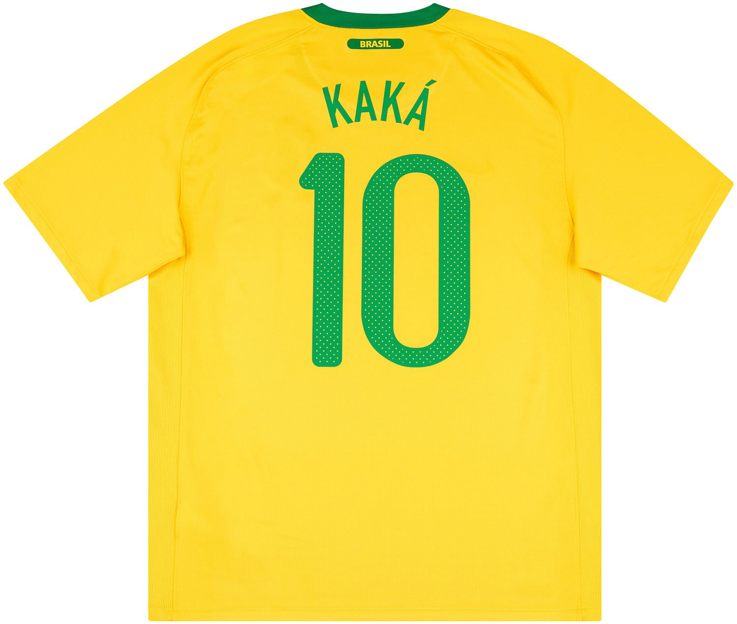 2010-11 Brazil Home Shirt Kaká #10 (Excellent - 8/10)