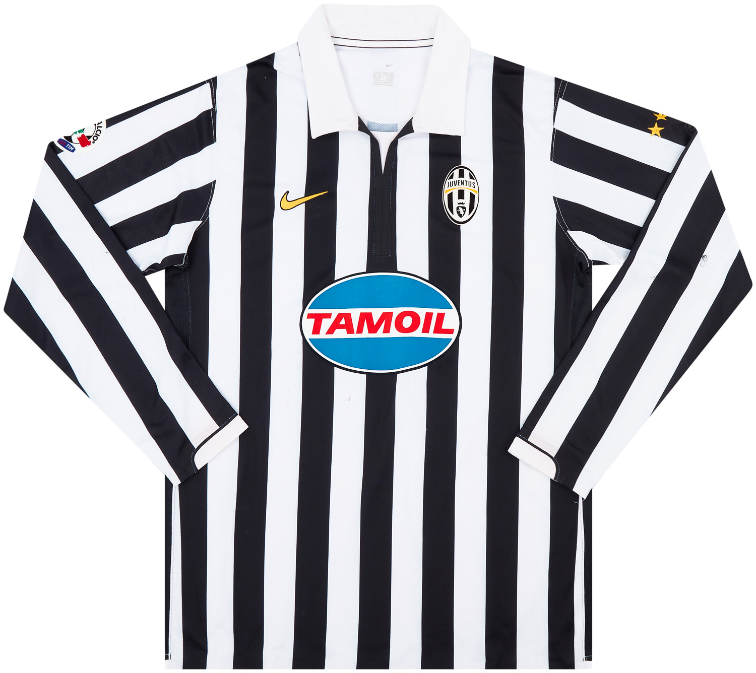 2006-07 Juventus Match Issue Home L/S Shirt Bojinov #9