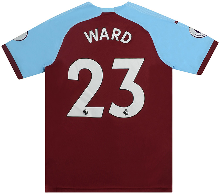 2018-19 Burnley Match Issue Home Shirt Ward #23
