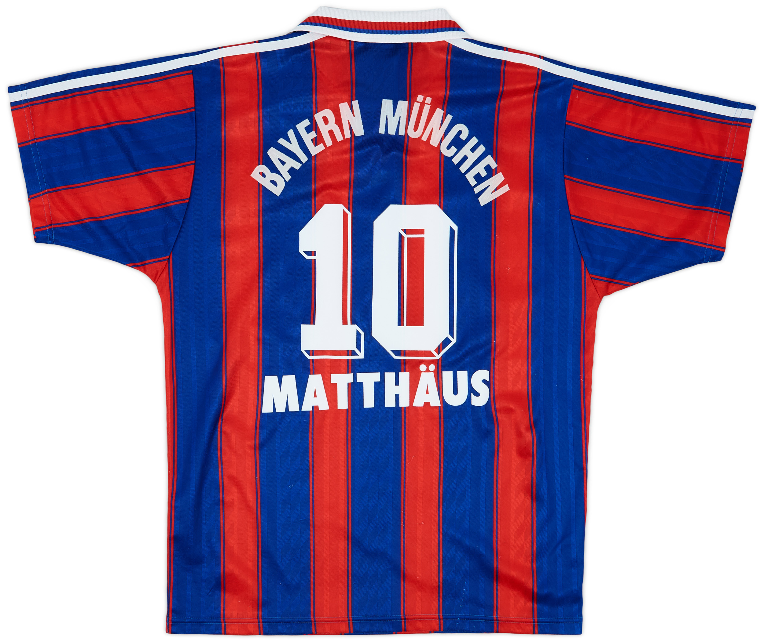 1995-97 Bayern Munich Home Shirt Matthaus #10 - 7/10 - (M)