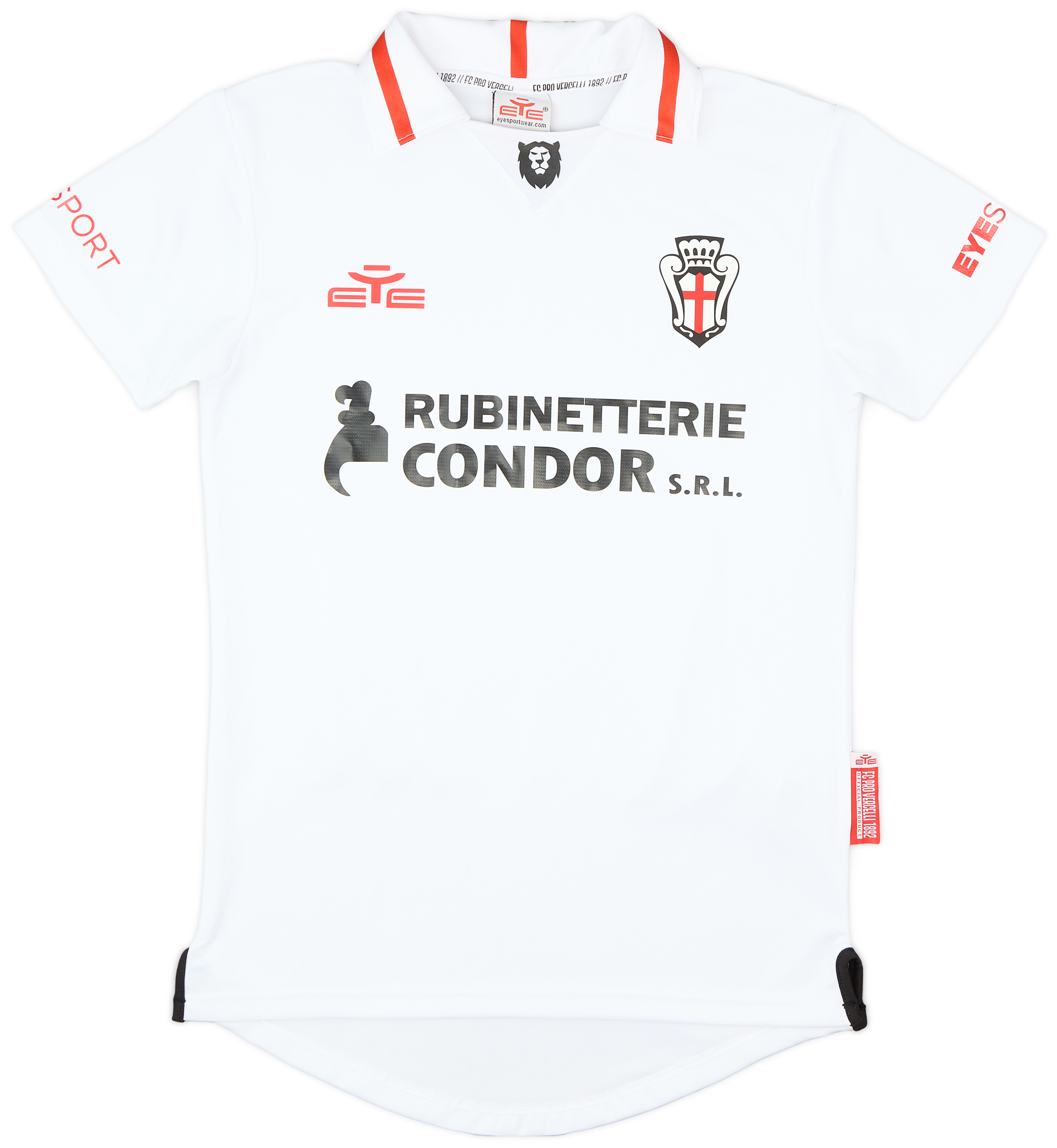 2020-21 Pro Vercelli Home Shirt - 9/10 - (M)