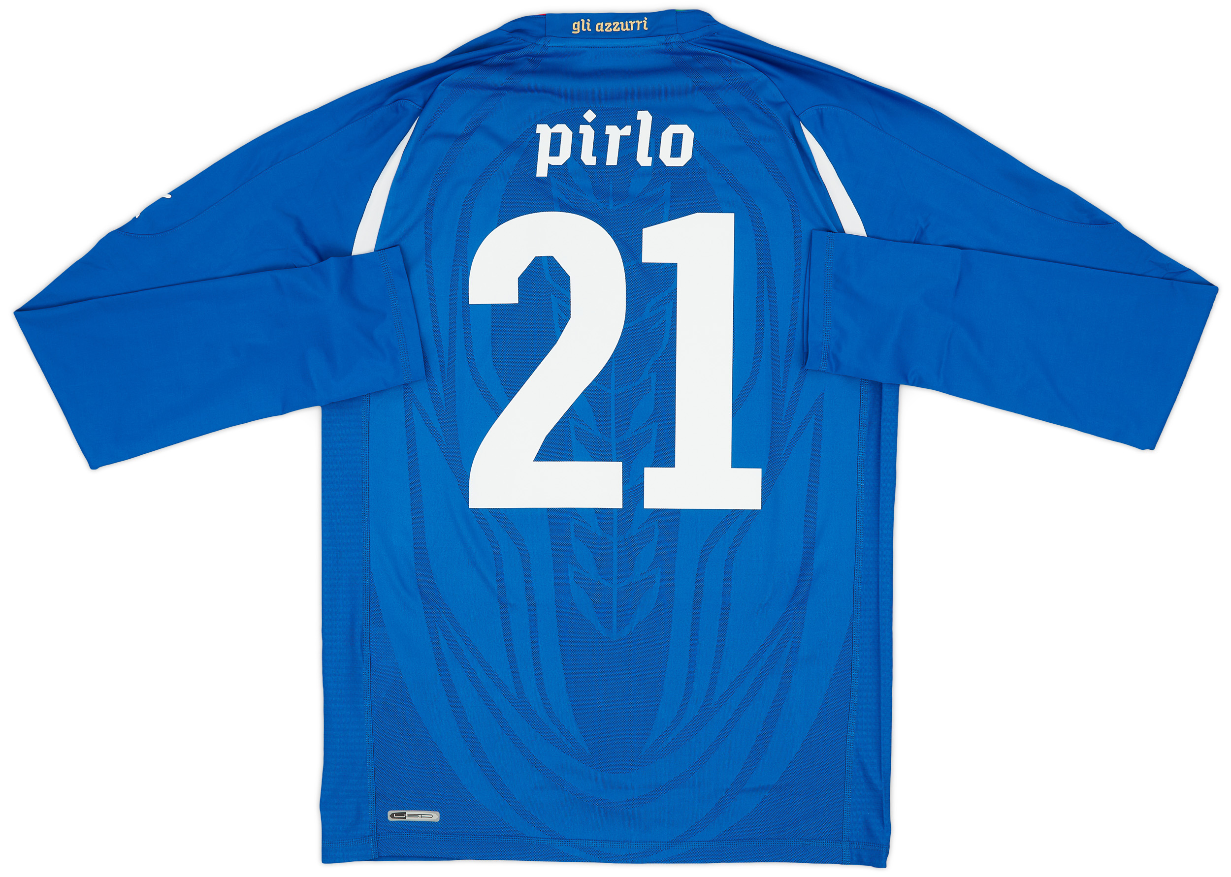 2010-12 Italy Player Issue Home L/S Shirt Pirlo #21 (XL)