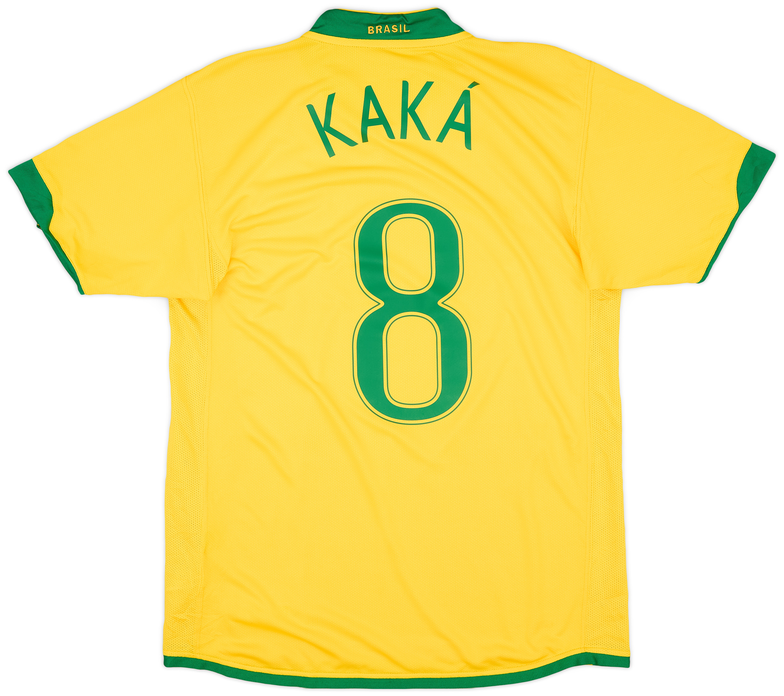 2006-08 Brazil Home Shirt Kaka #8 - 8/10 - (M)