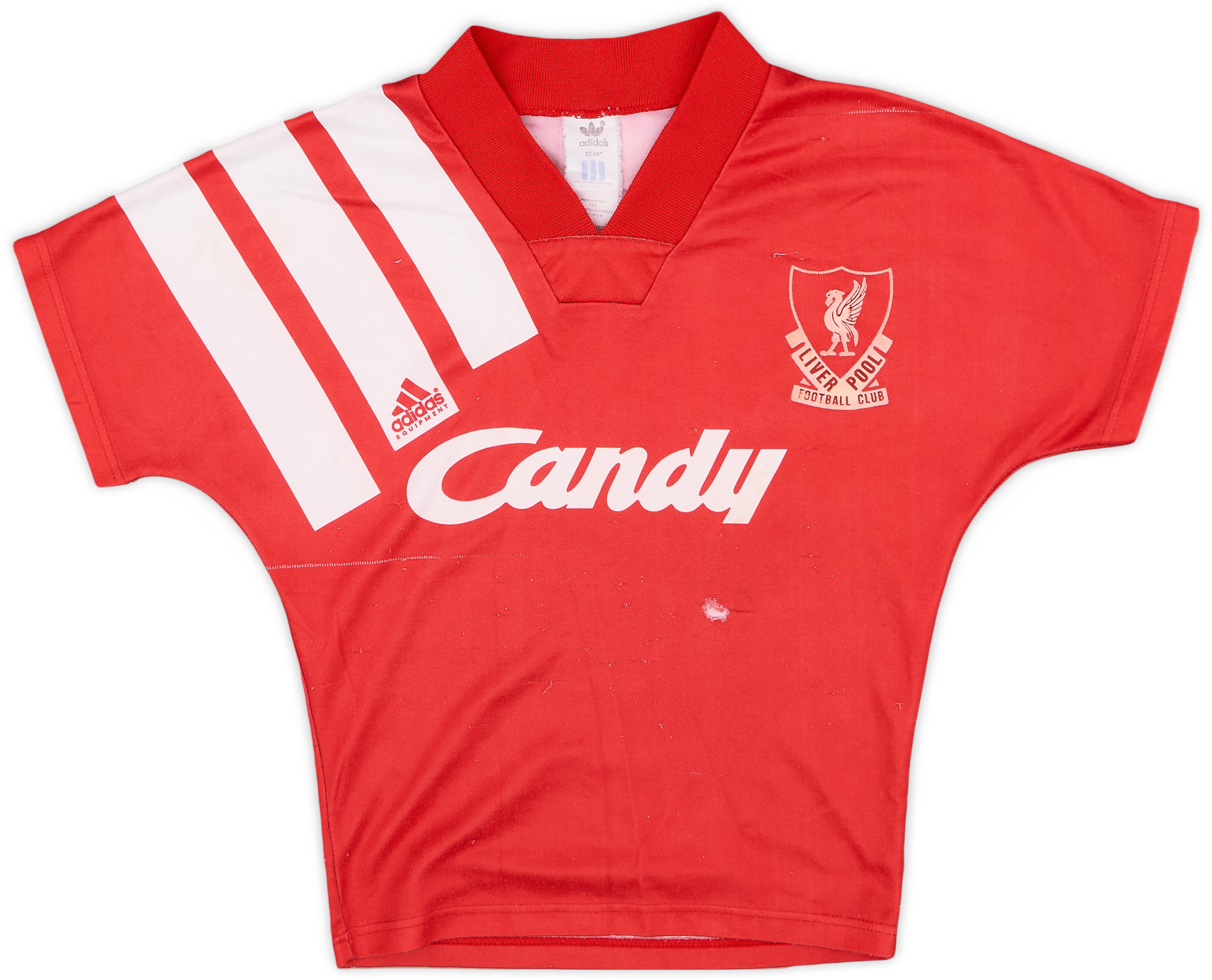1991-92 Liverpool Home Shirt - 4/10 - (4-5 Years)