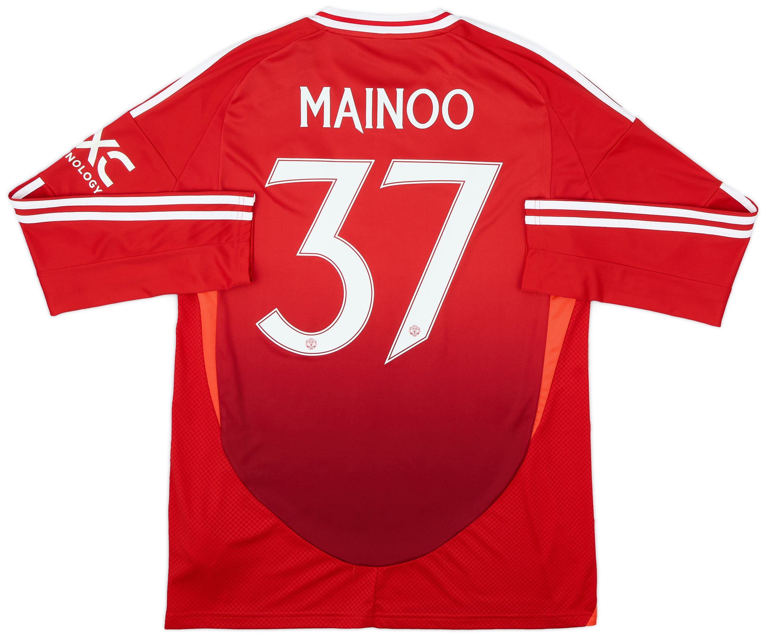 2024-25 Manchester United Home L/S Shirt Mainoo #37