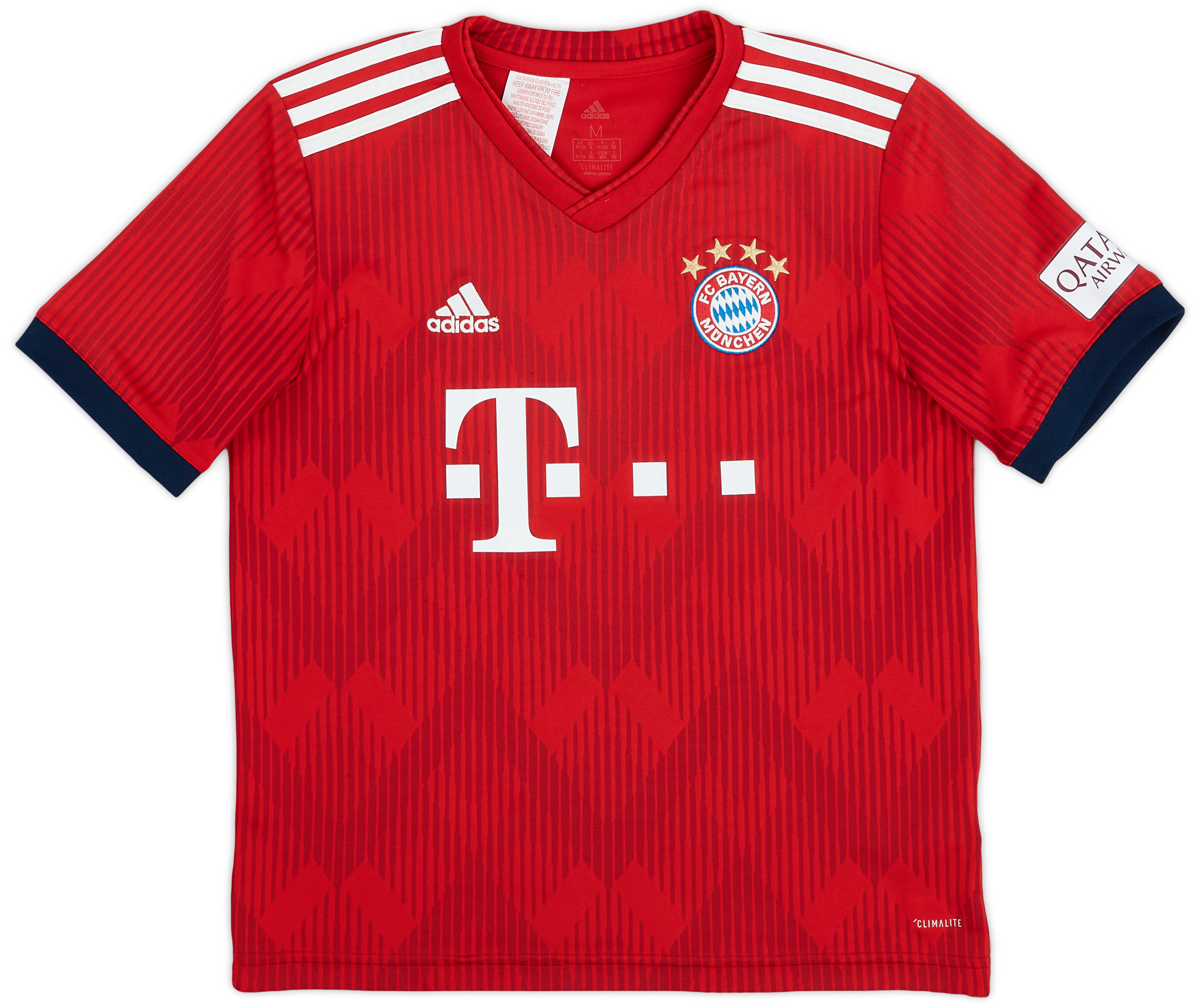 2018-19 Bayern Munich Home Shirt - 9/10 - (M.Boys)