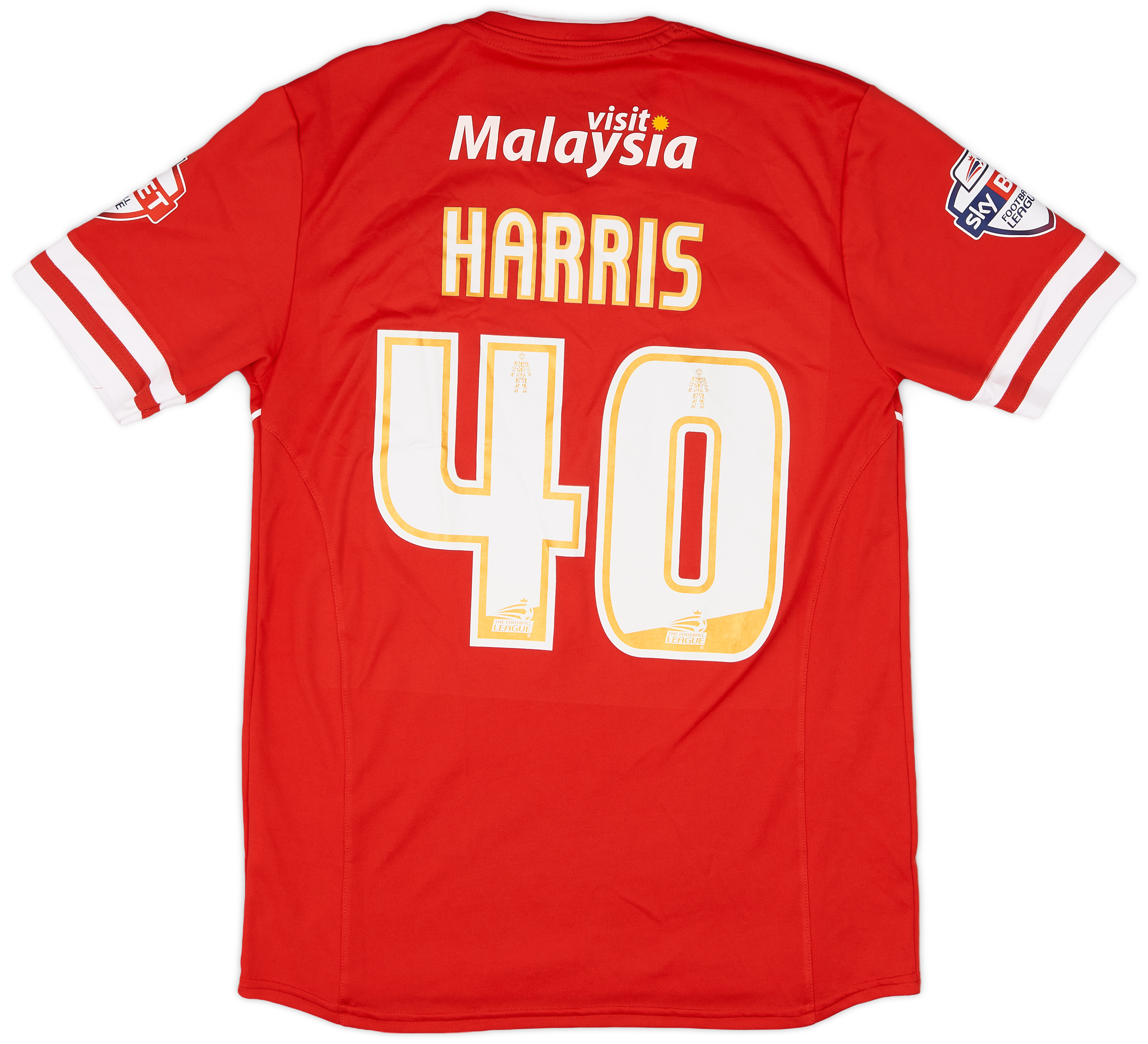2014-15 Cardiff Match Issue Home Shirt Harris #40