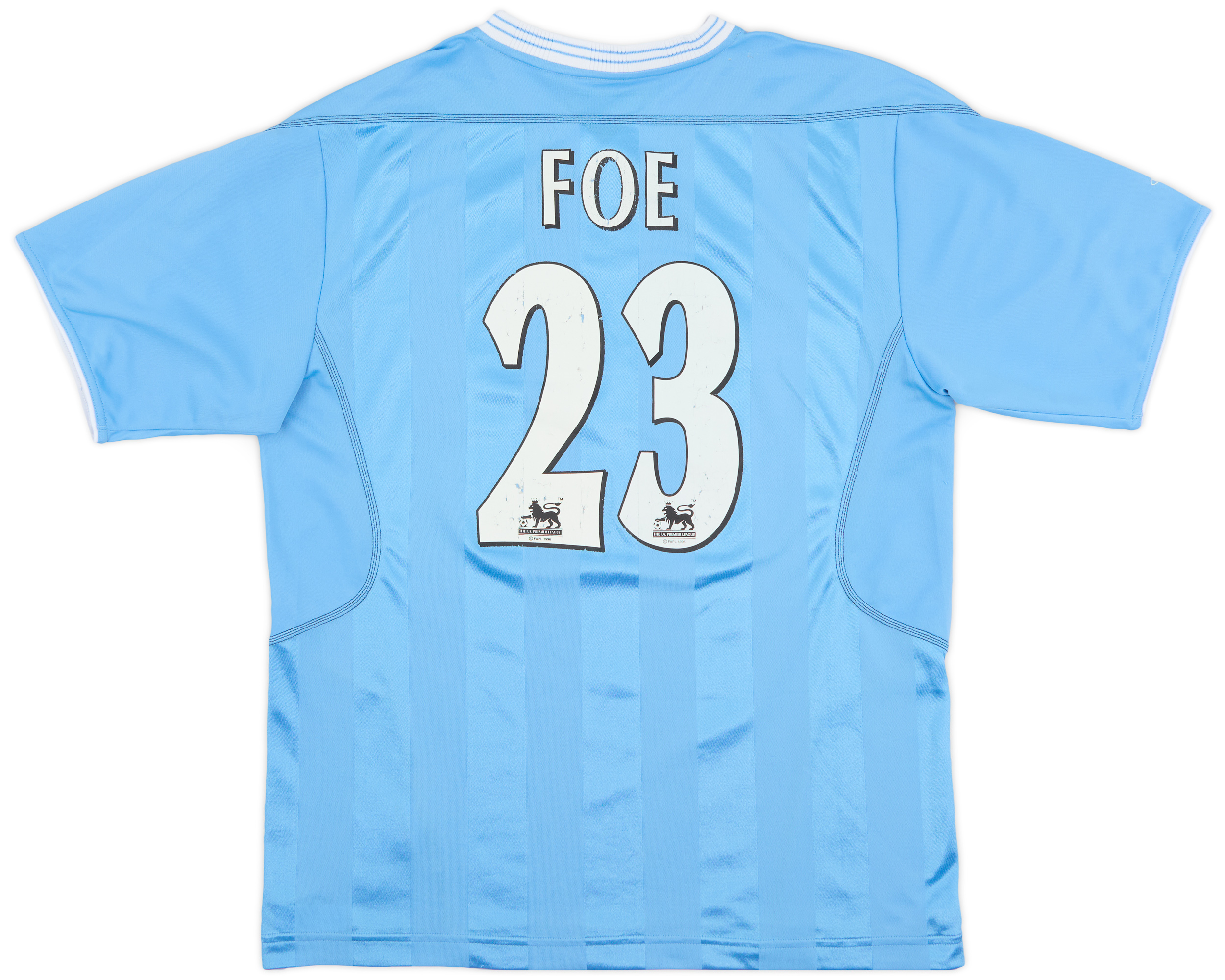 2003-04 Manchester City Home Shirt Foe #23 - 5/10 - (M)