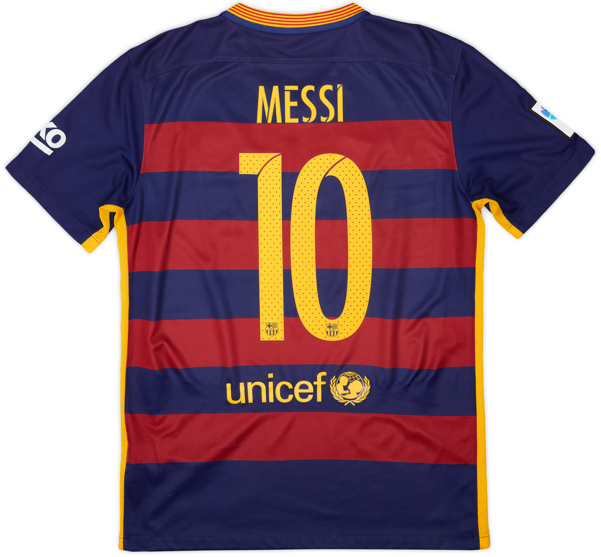 2015-16 Barcelona Home Shirt Messi #10 - 8/10 - (M)